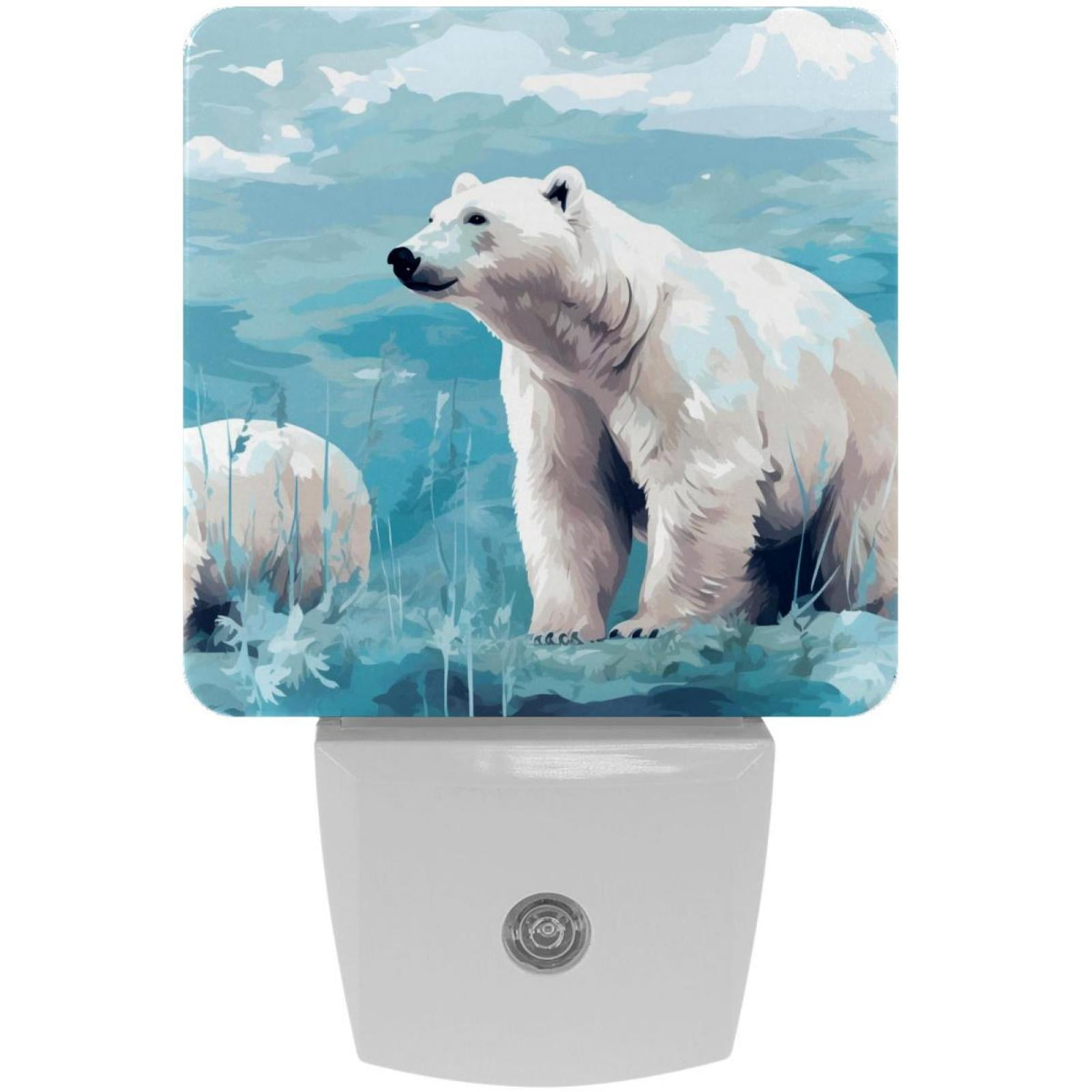 Polar bear LED Square Night Lights - Energy Efficient and Contemporary ...