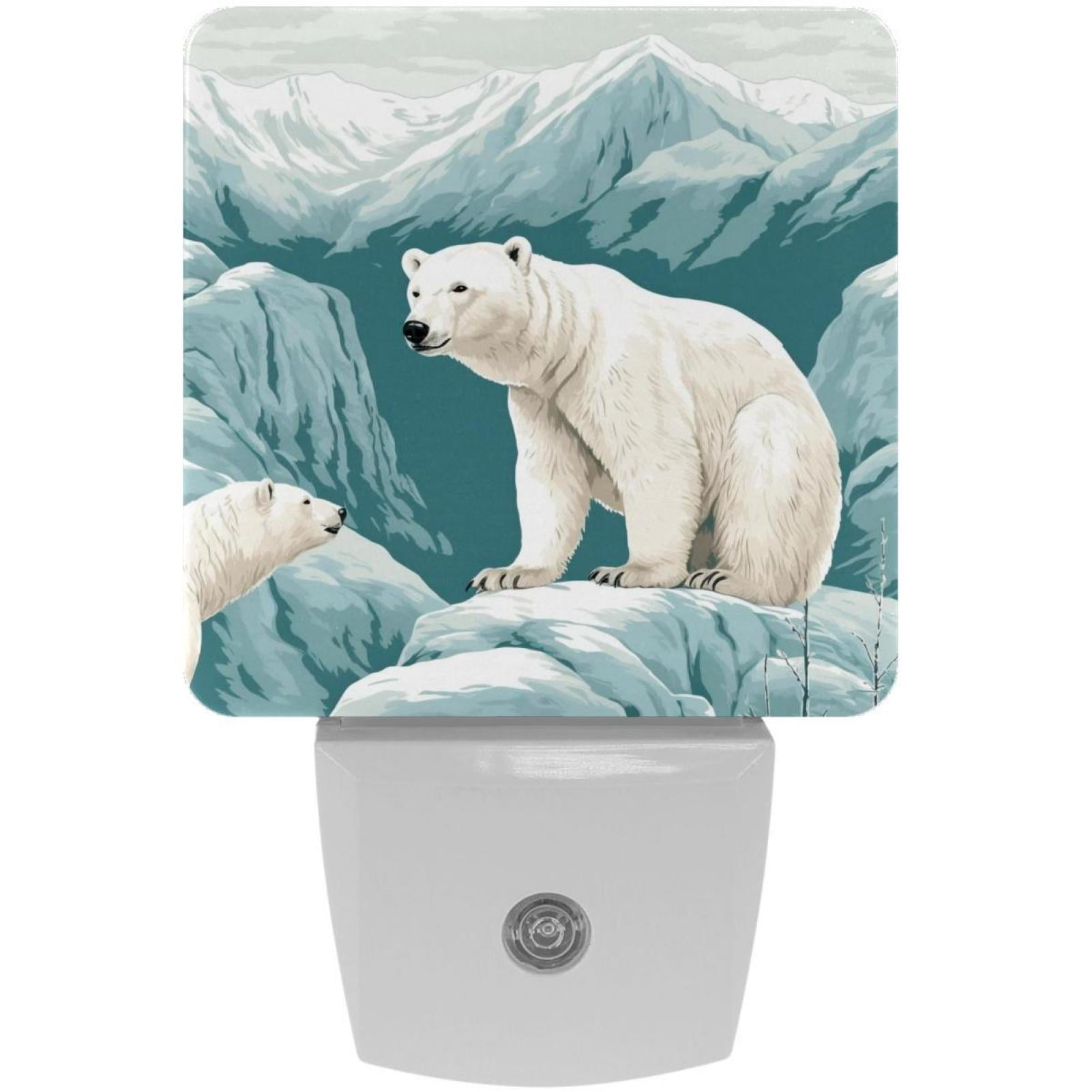 Polar bear LED Square Night Lights- Energy Efficient and Stylish ...