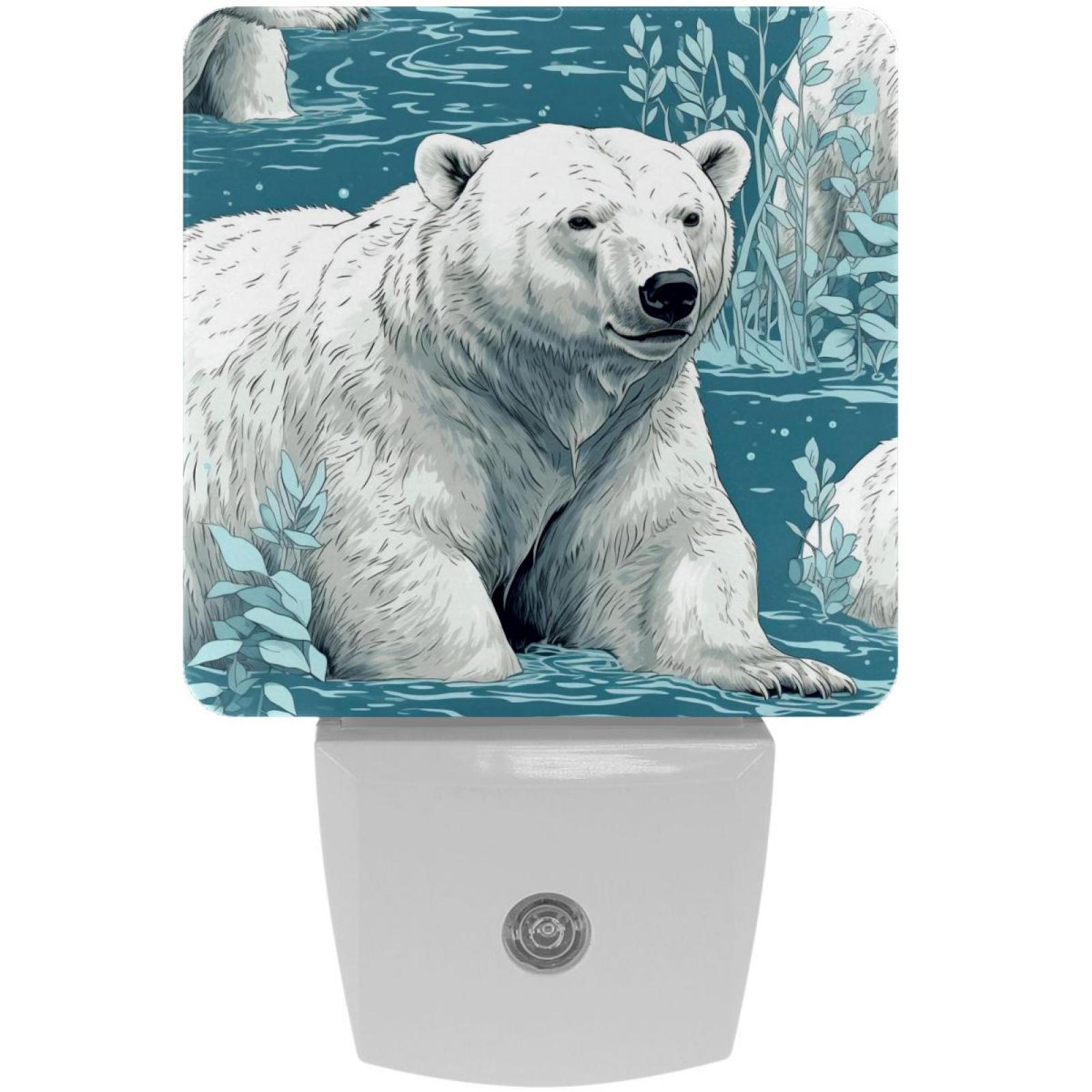 Polar bear LED Square Night Lights: Innovative Illumination for a ...