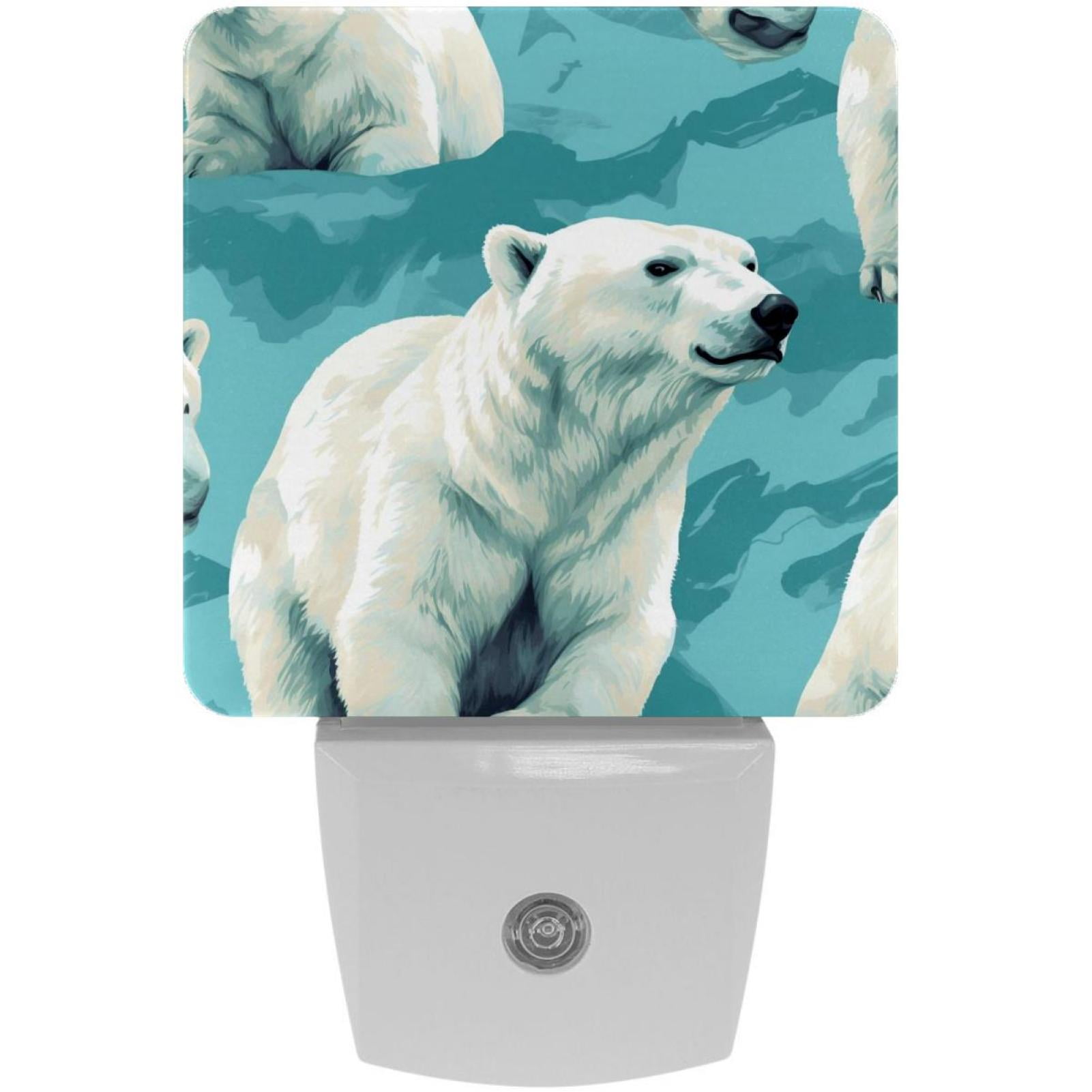 Polar bear LED Square Night Lights - Modern Design, Energy Efficient ...