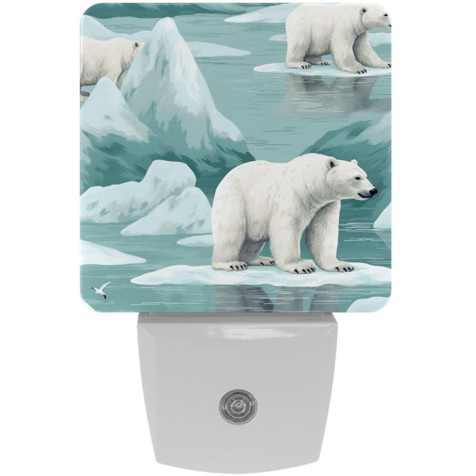 Polar bear LED Square Night Lights - Stylish and Convenient ...