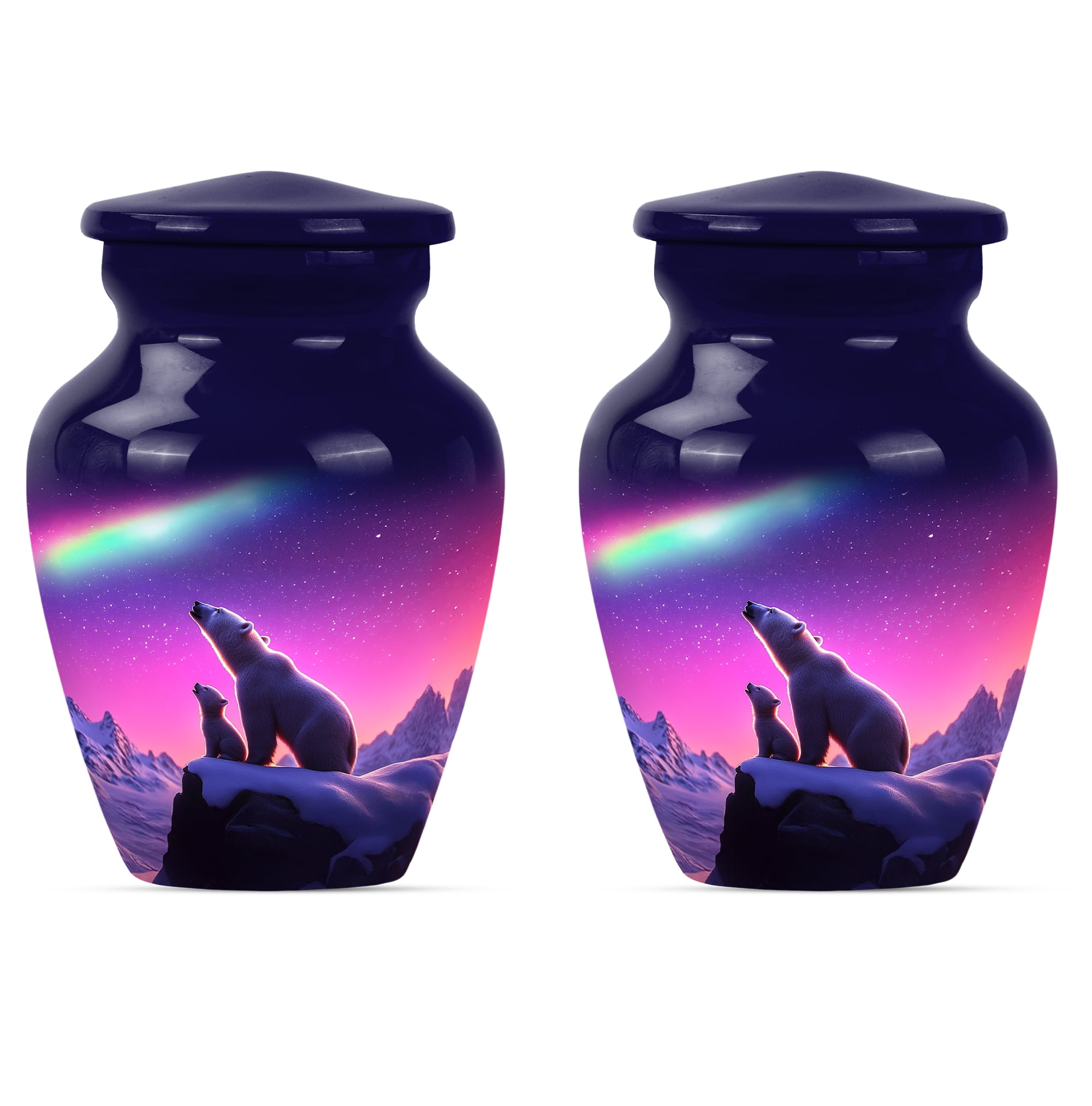 Polar bear Urn, Urn for Adult Female Ashes, Burial Urns for Human Ashes ...