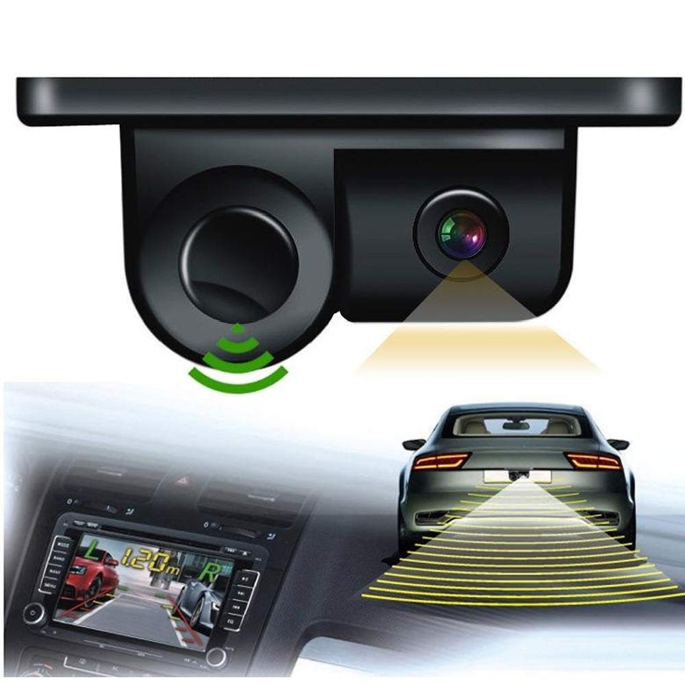 PolarLander Car Rear View Camera 2In1 Design Camera Parking Sensor Kit ...
