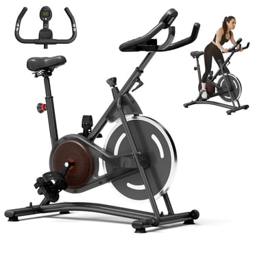 Gymax Spin Stationary Indoor Cycling Bike for Adults - Fitness Cardio ...