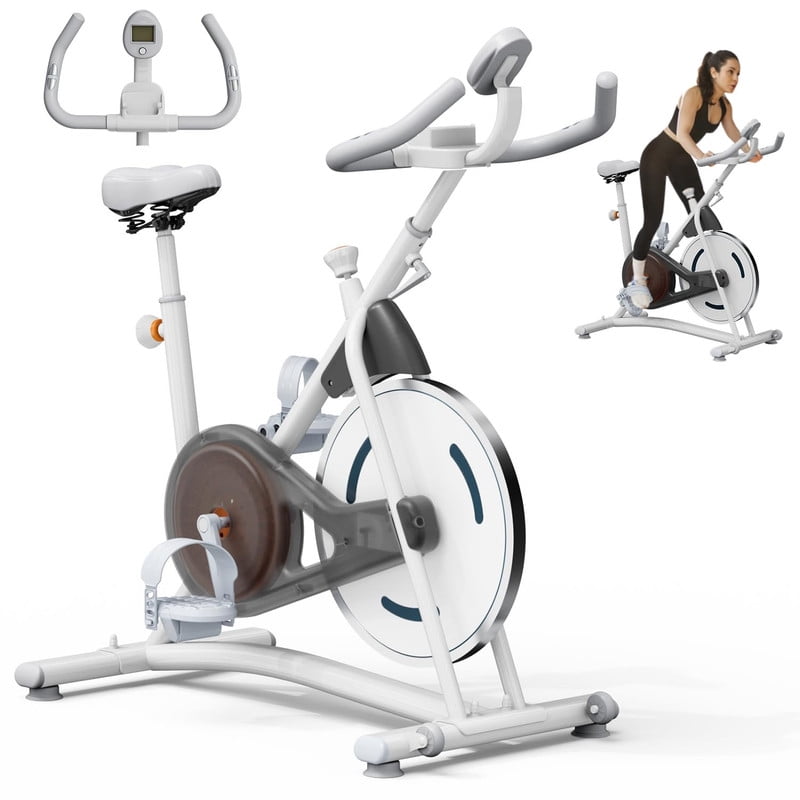 PolarcoForgeco Exercise Bike- Stationary Bikes for Home - Adjustable ...