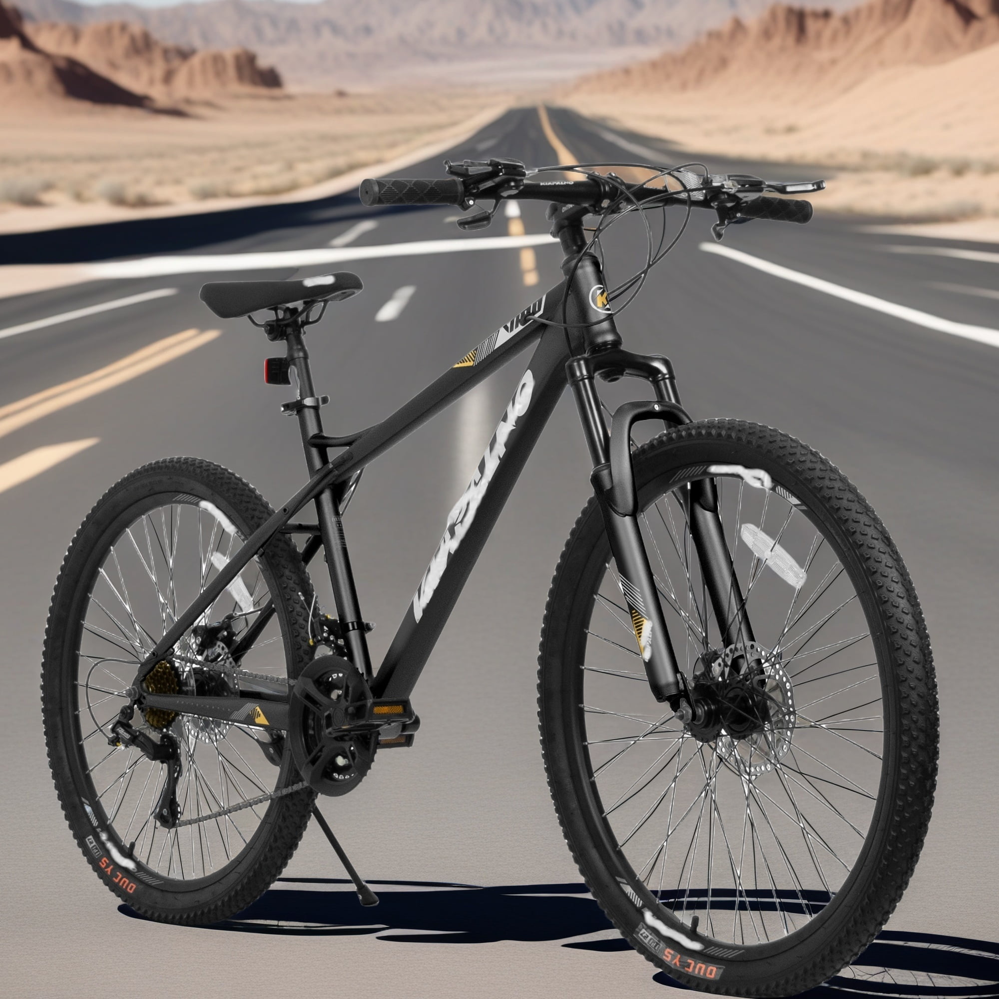 PolarcoForgeco Mountain Bike,21 Speed with High-Carbon Steel Frame Bike ...