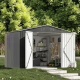 PolarcoForgeco Outdoor Sheds, 6FT x 8FT Storage Shed with Lockable ...
