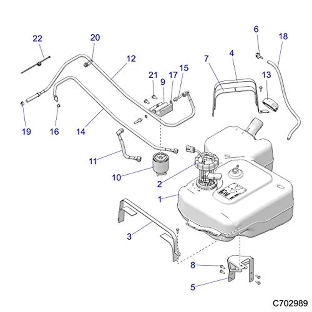 Polaris 2521986 Fuel Filter Assembly OEM 2019-2021 Ranger Pro XD Crew ...