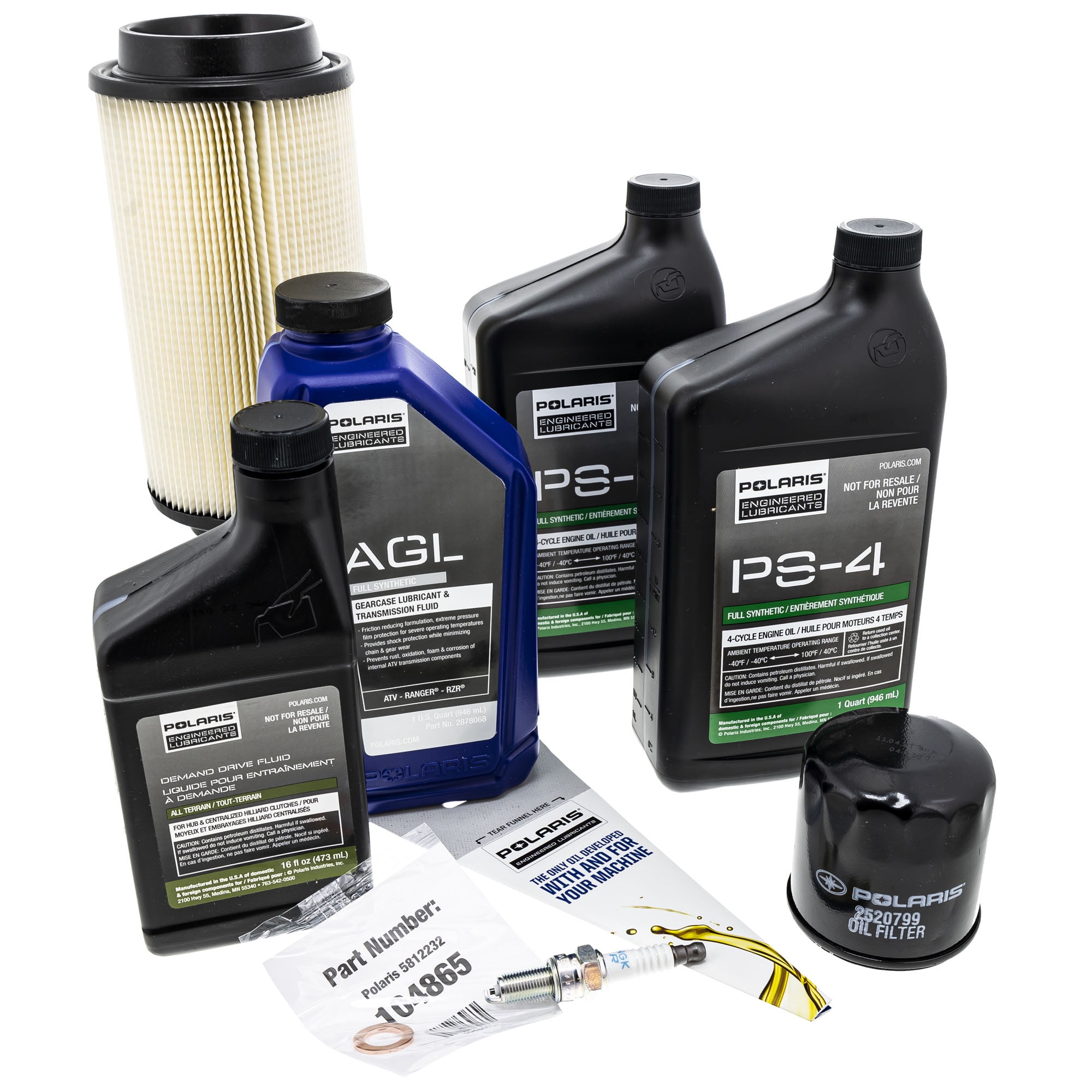Polaris 2830549 Maintenance Kit Sportsman Ace 450 570 850 Touring ...
