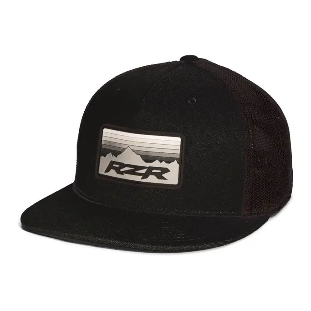 Polaris 2833135 Mens RZR Pro Cap Baseball Hat Flat Brim Mesh Back ...