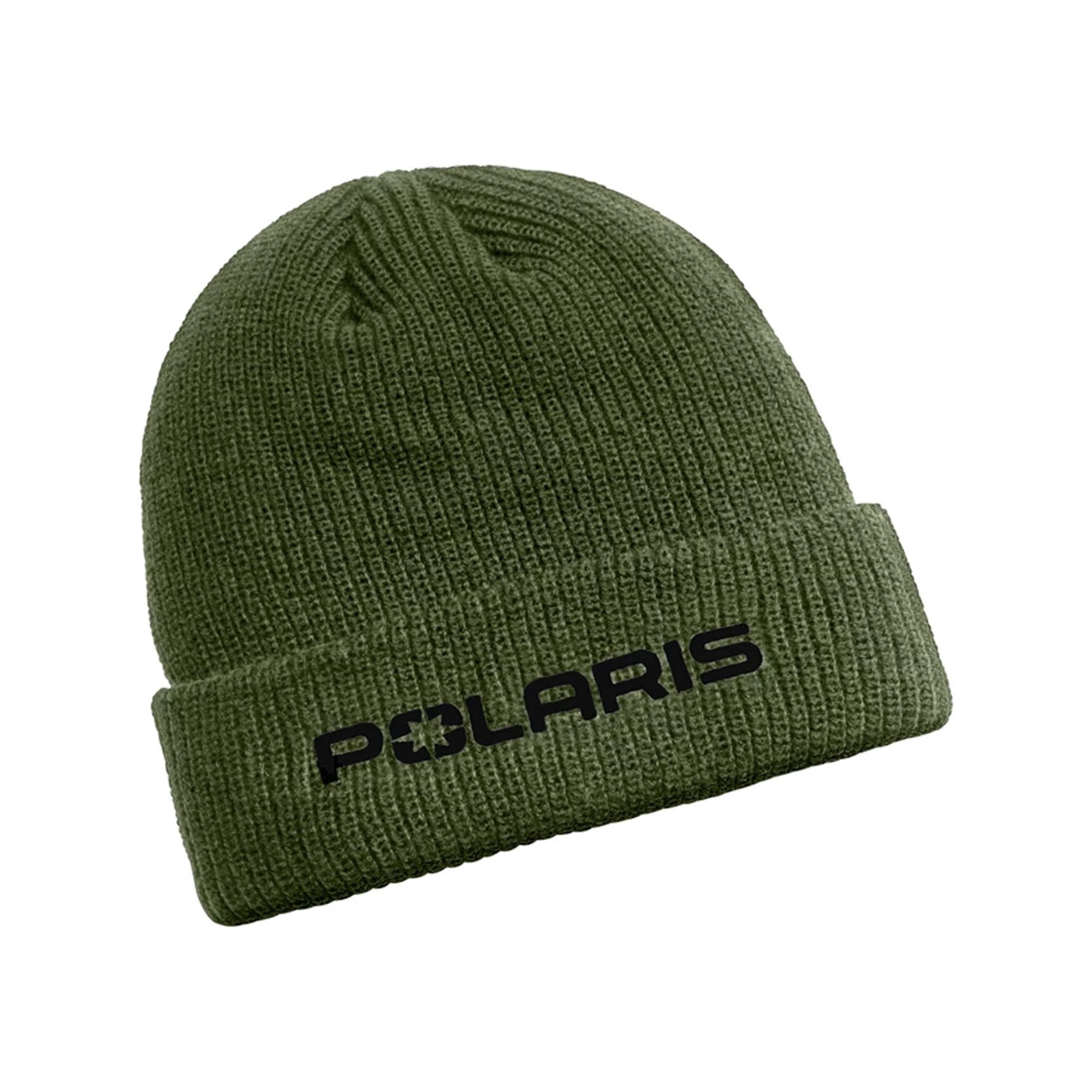 Polaris 2864696 Mens Core Beanie Two-Layer Ribbed Warm Winter Polyester ...