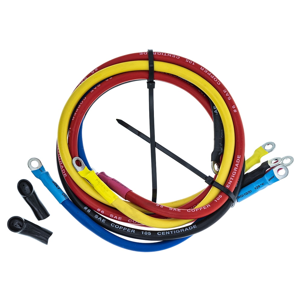 Polaris 2877042-W OEM Power Cables For 4500 lb Winch 2009-2010 Ranger ...