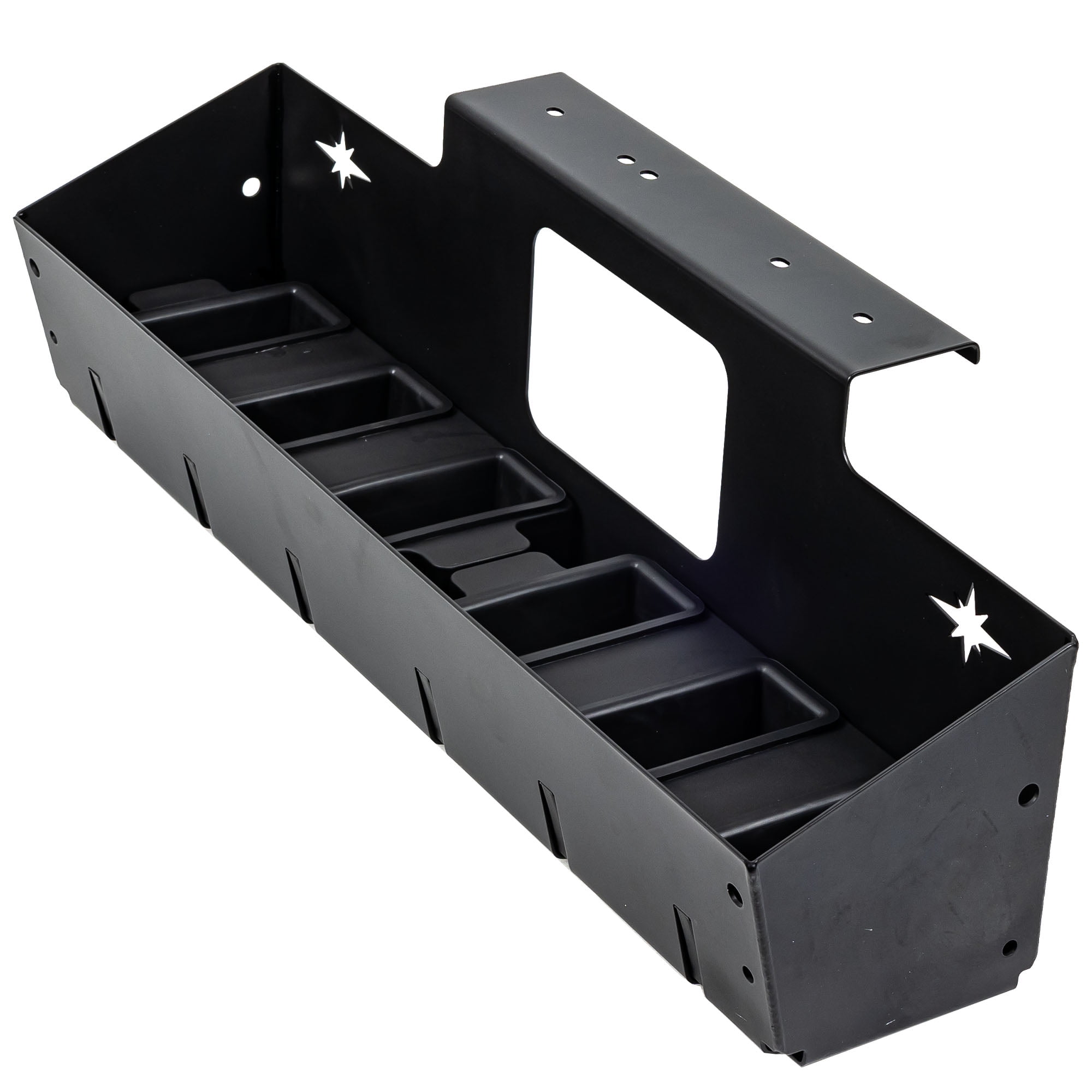 Polaris 2882159 Lock & Ride 6 Gun Rack, Rifle UTV Holder Mount for 2013 ...