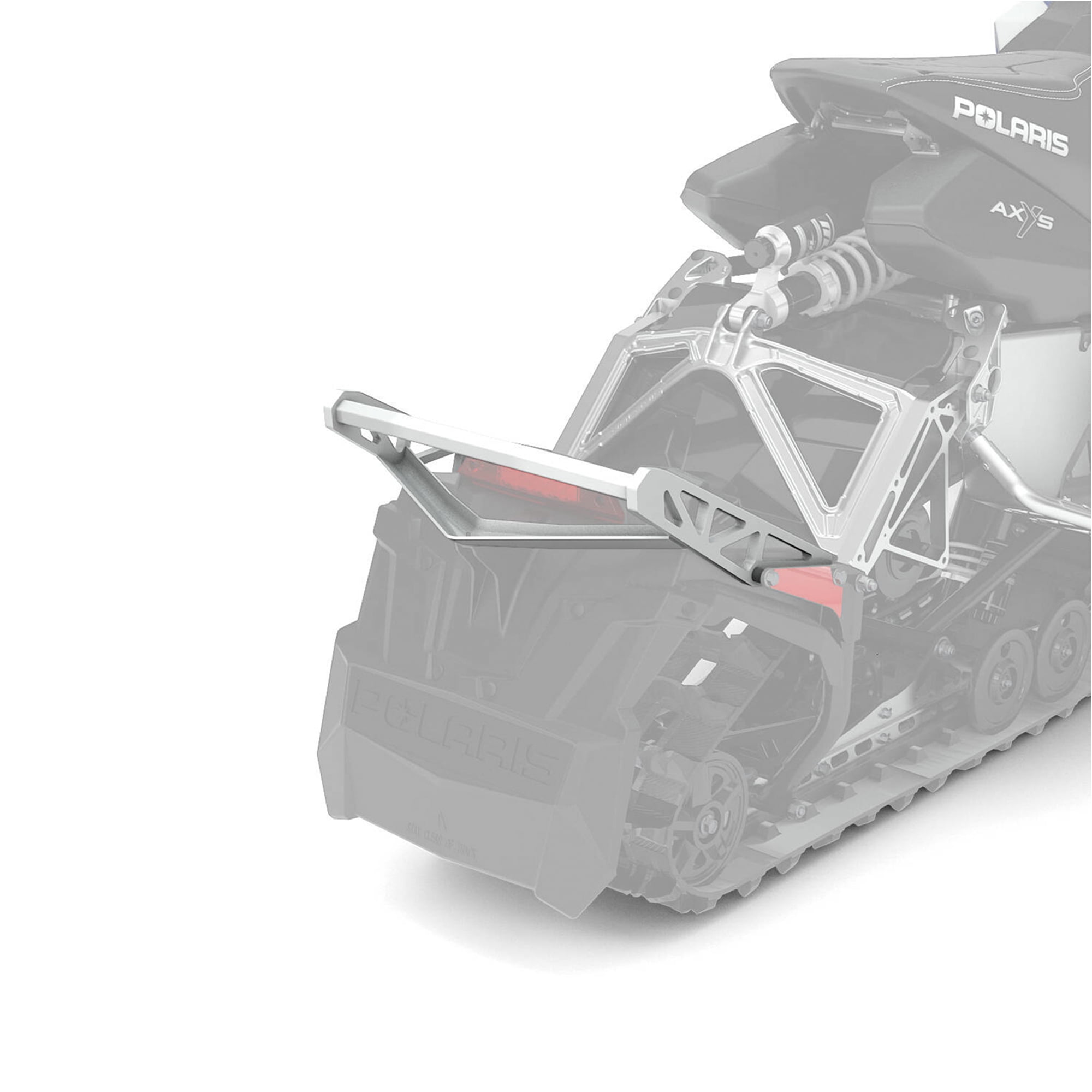 Polaris 2882926-133 Axys Elite Pro White Rear Bumper Rush Switchback ...