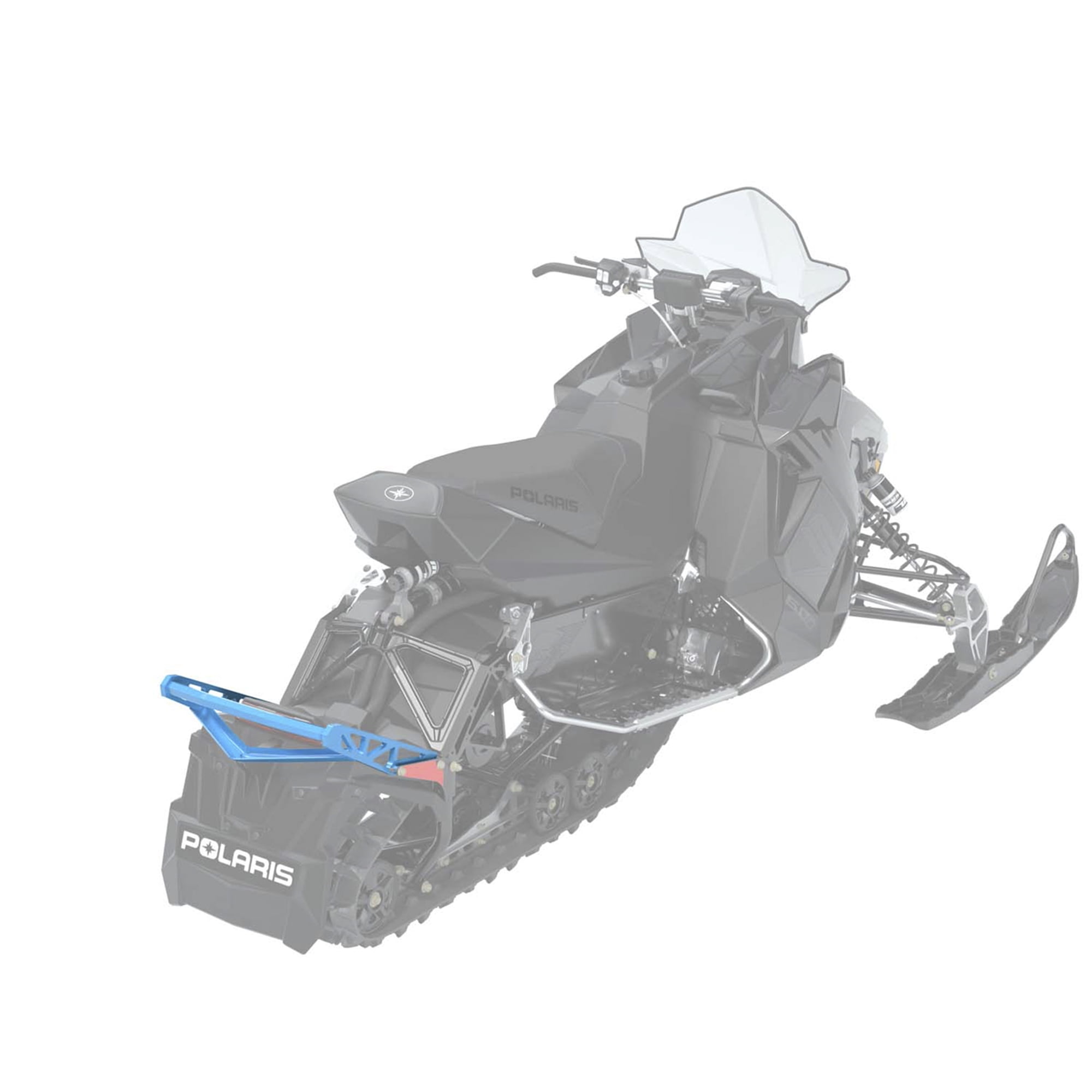 Polaris 2882926-737 Axys Elite Pro Sky Blue Rear Bumper Rush Switchback ...