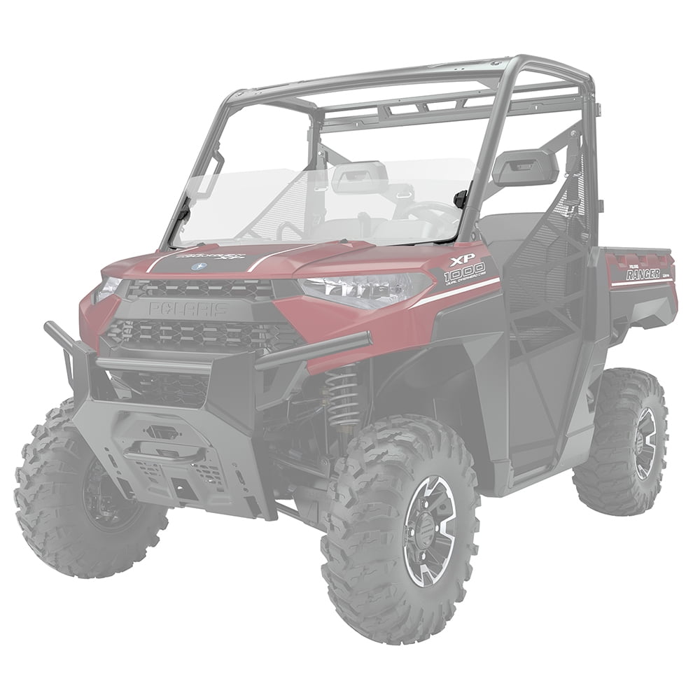 Polaris 2883301 Lock & Ride Poly Half Windshield 2013-2023 Ranger 1000 ...