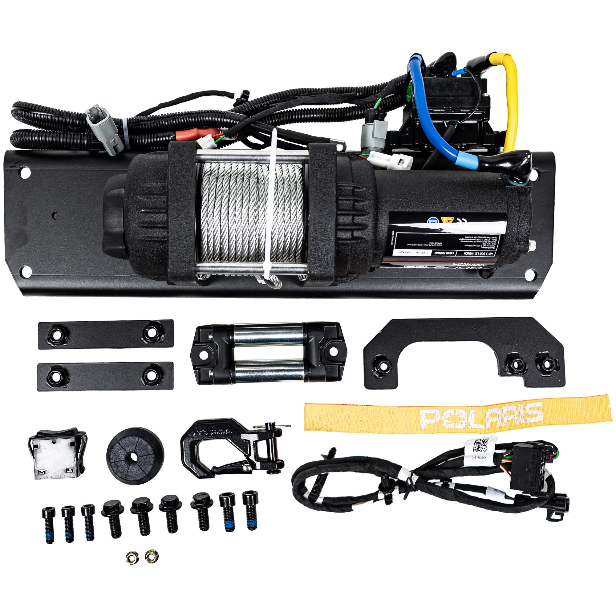Polaris 2884835 Heavy Duty 4,500 LB Winch RZR XP 4 1000 Ultimate Premium Sport - Walmart.com