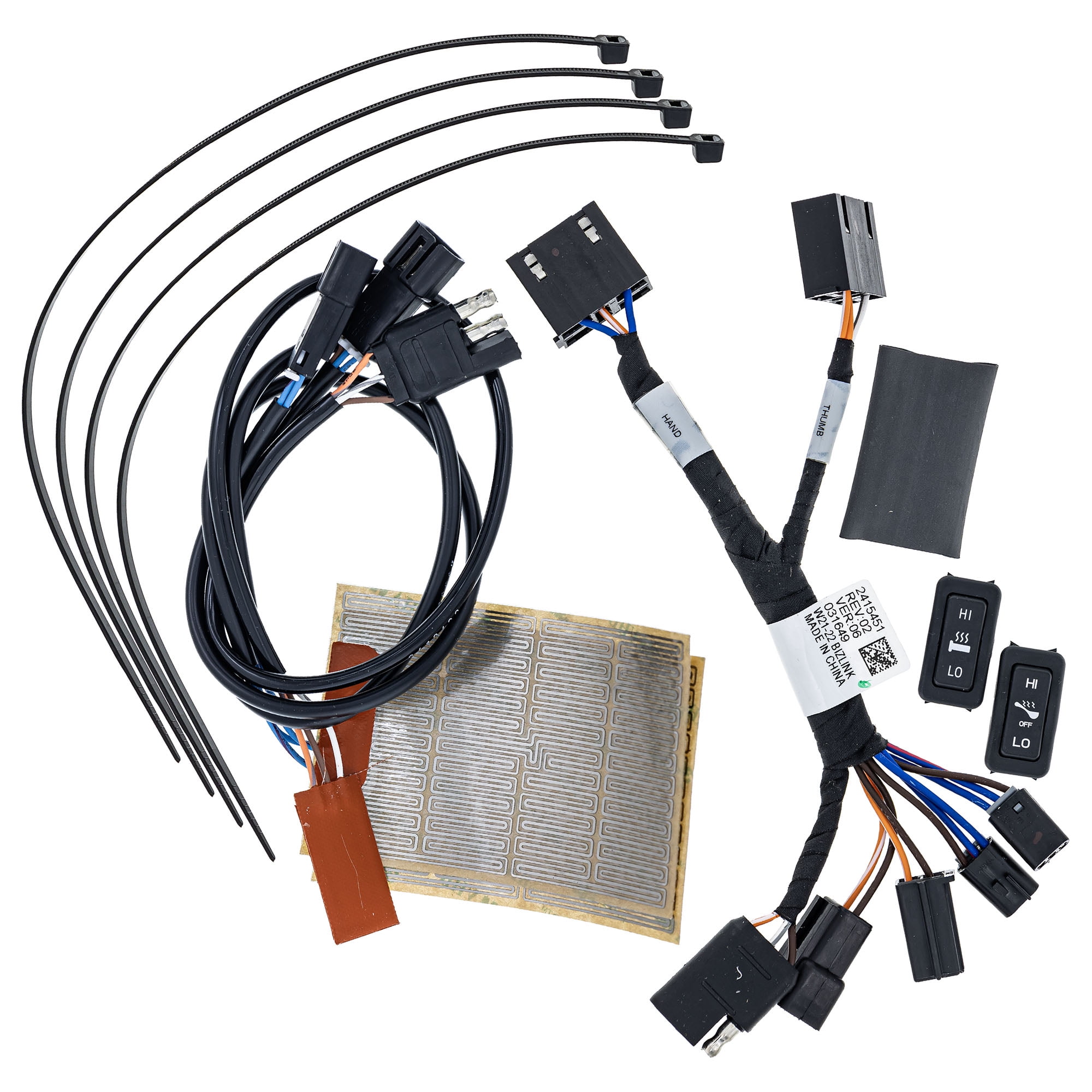 Polaris 2885002 ATV Hand & Thumb Warmer Kit, Heating Warm for 2021-2023 ...