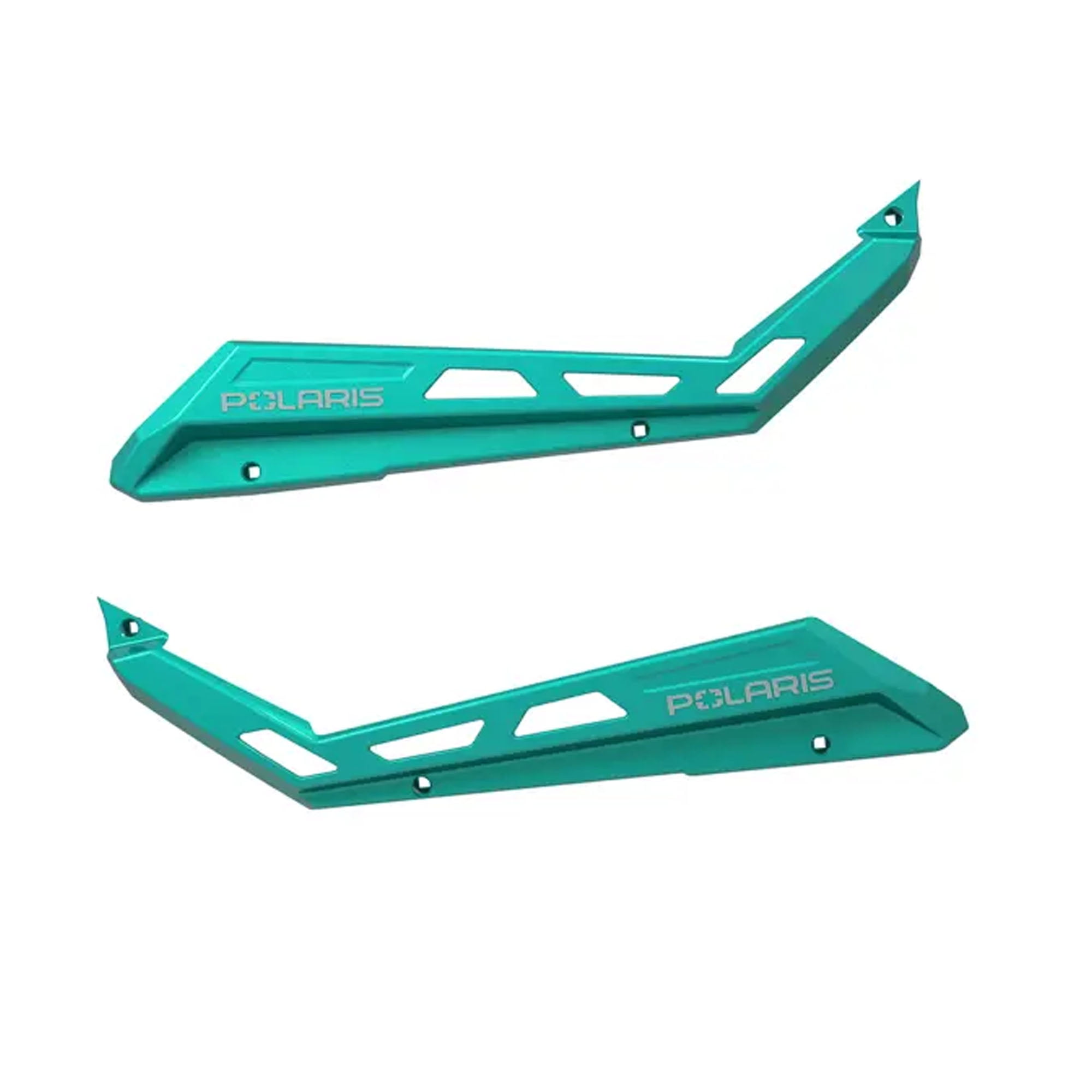 Polaris 2890394-887 Radiant Green Low Profile Rock Sliders 2-Seat RZR ...