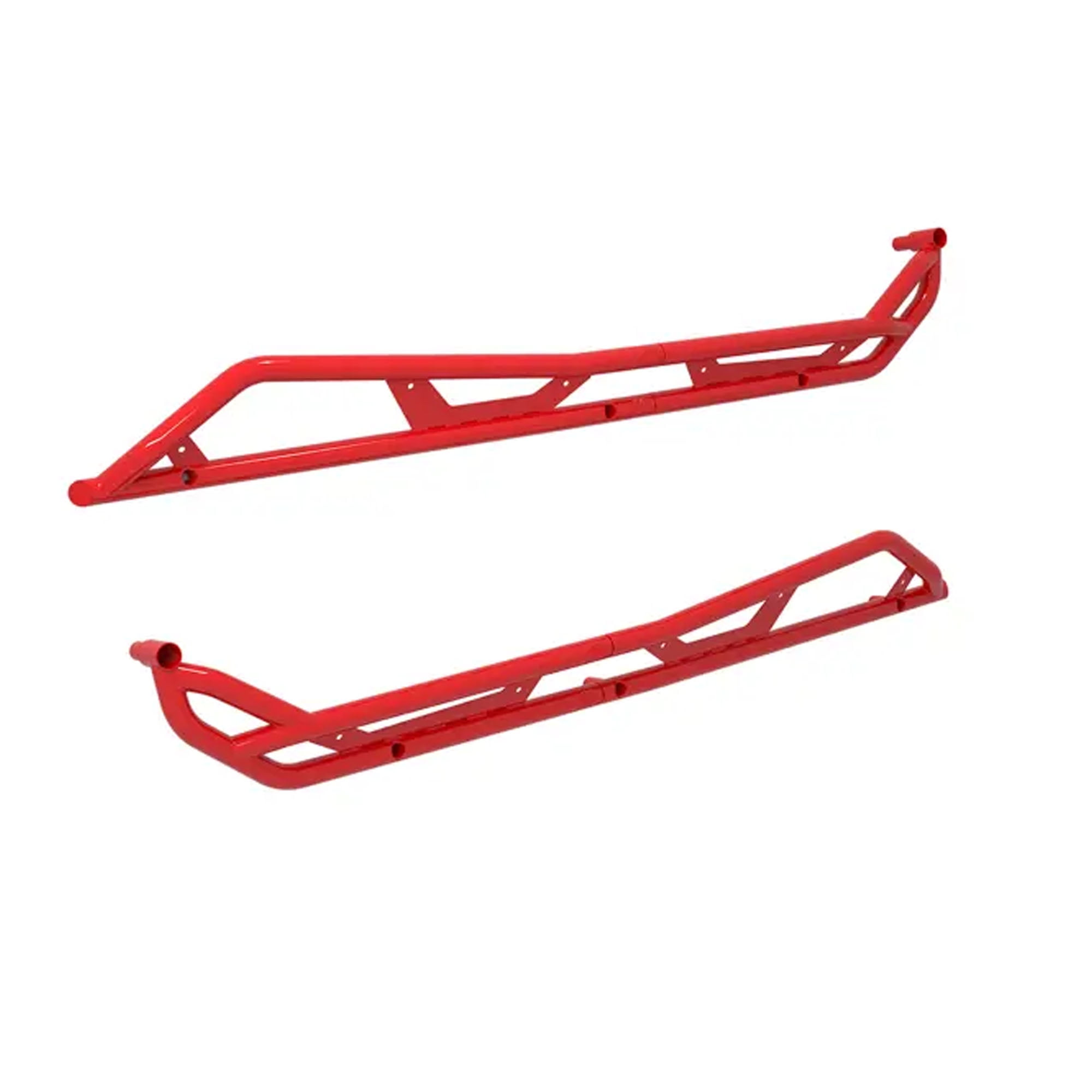 Polaris 2890396-293 Red HD Extreme Kick-Out Rock Sliders 2-Seat RZR ...