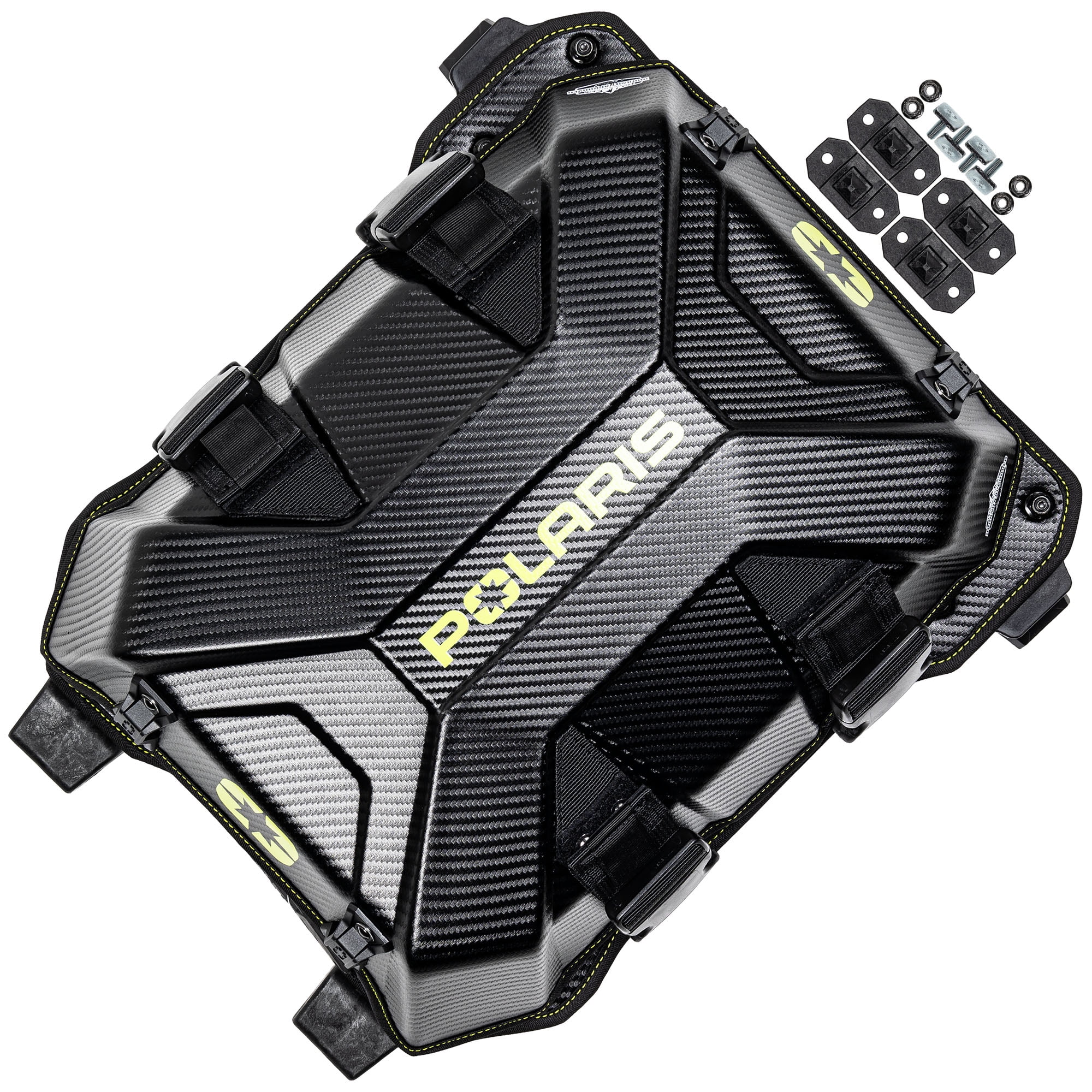 Polaris 2890632 Lock & Ride Flex Medium Burandt Bag Neon Switchback RMK ...