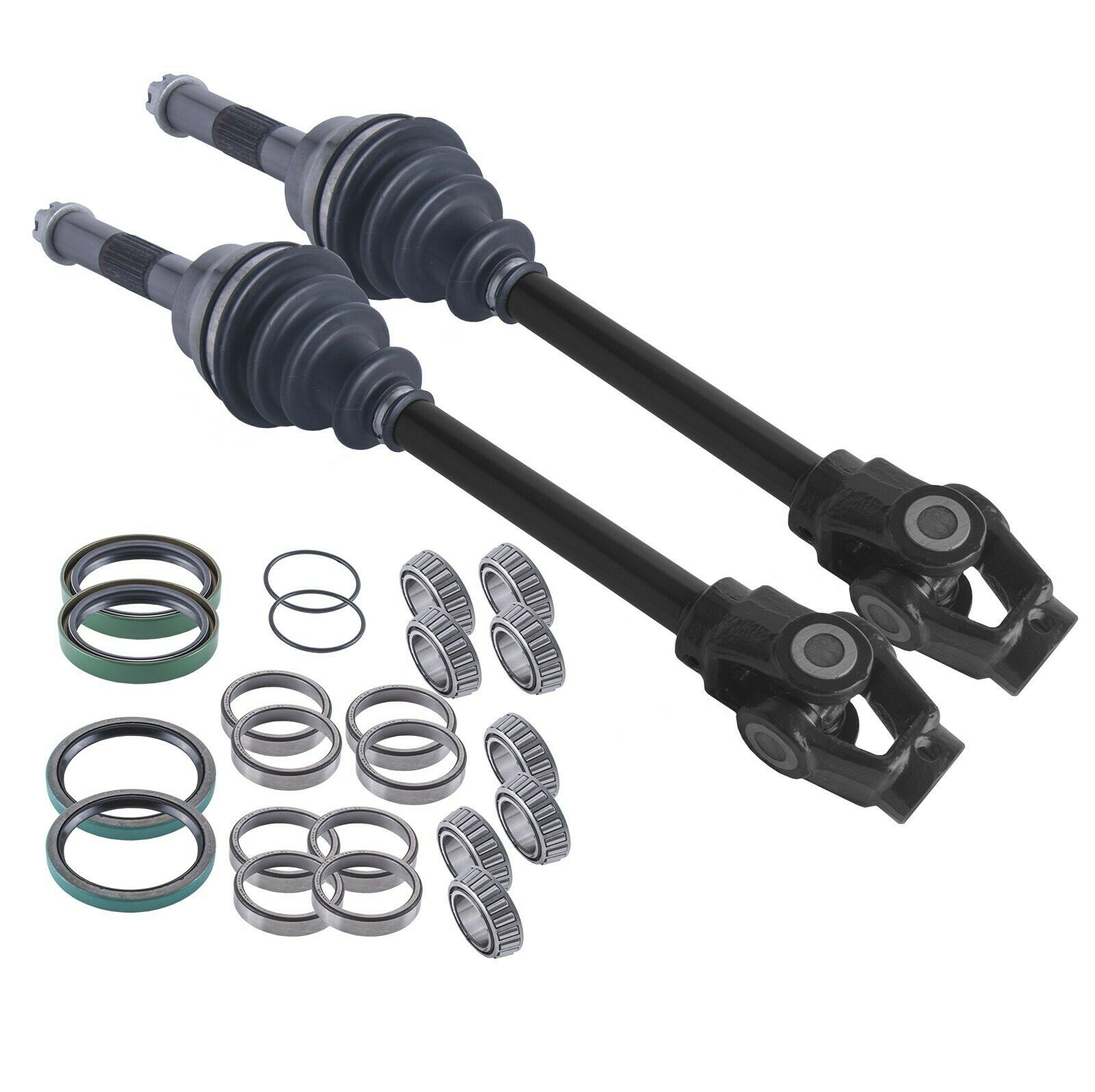 Polaris Big Boss front cv axles -wheel bearings & seals set 400L 500 ...