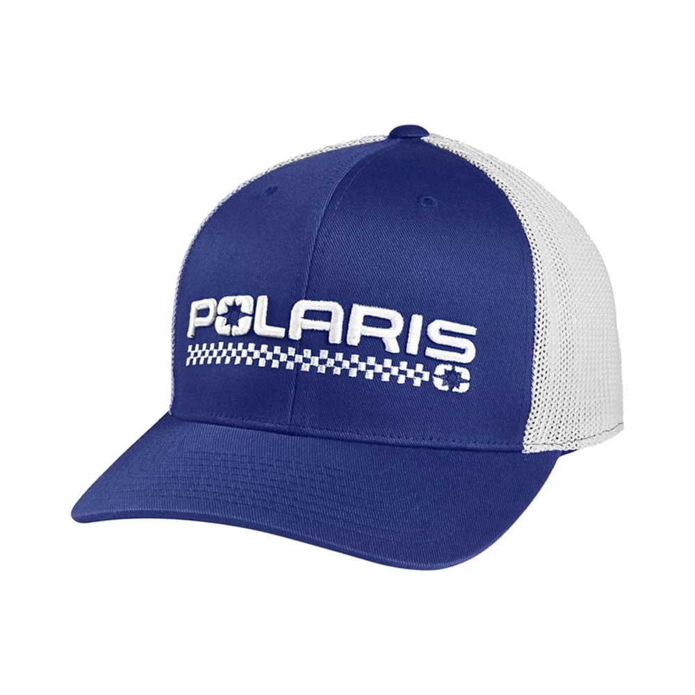 Polaris Checkered Hat, Blue/White | 2864566 - Walmart.com