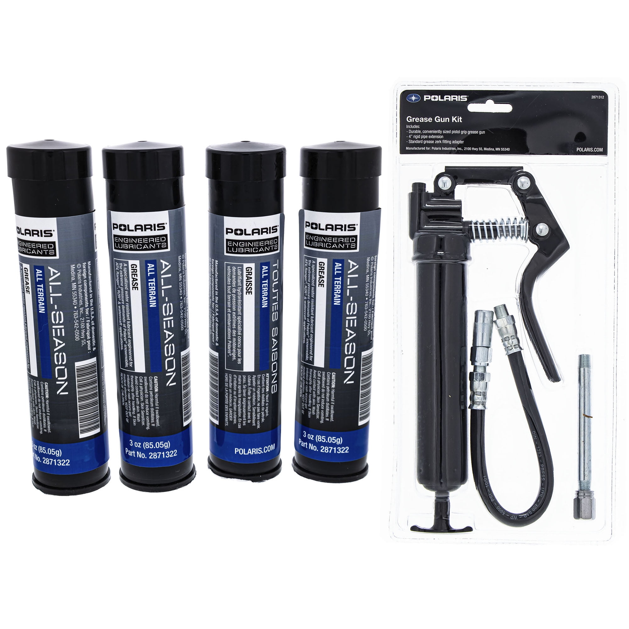 Polaris FK1000031 Genuine 4 Pack of 3oz All Season Lubricant Grease ...
