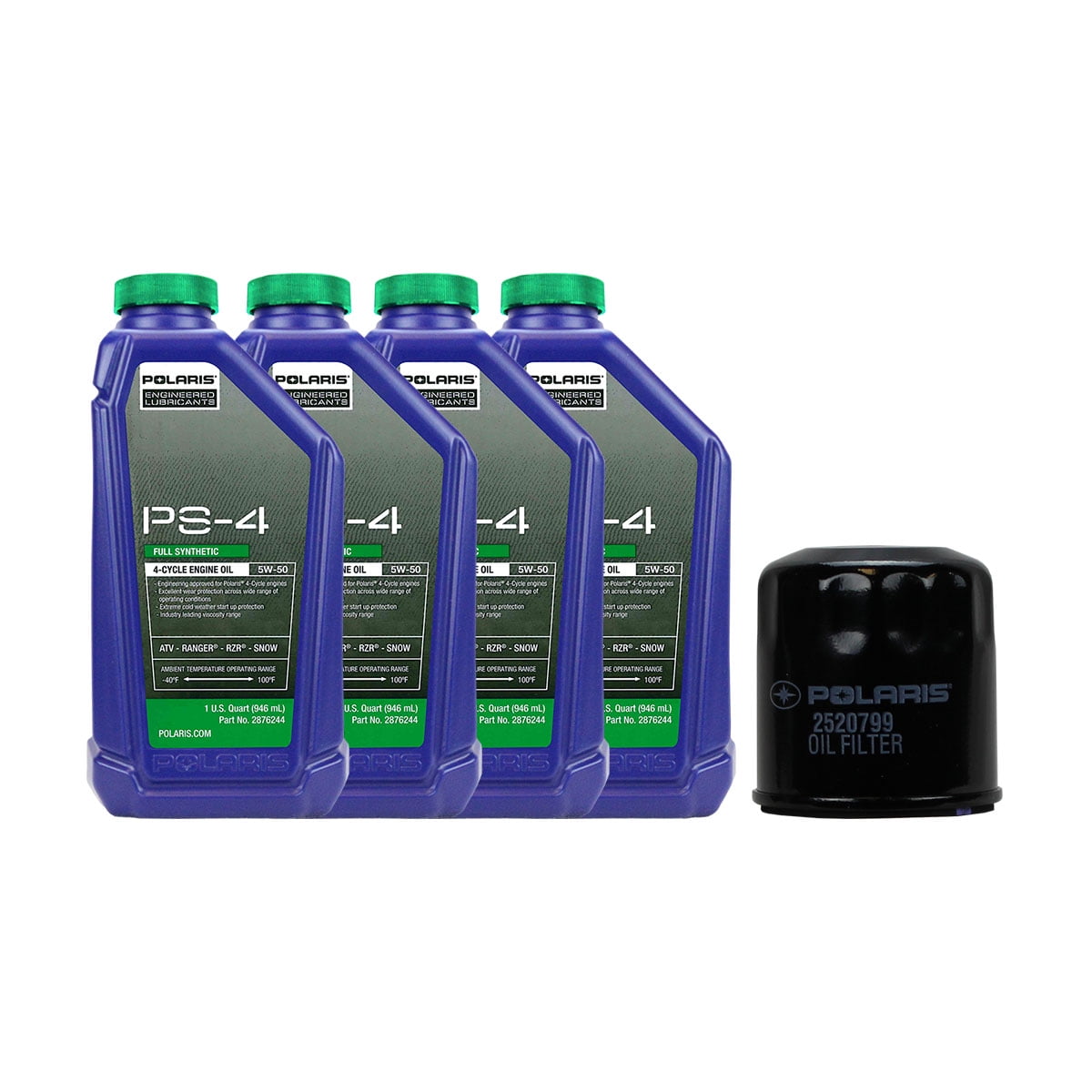 Polaris FK1003587 4 Quarts PS-4 Oil Change Kit - Walmart Business Supplies