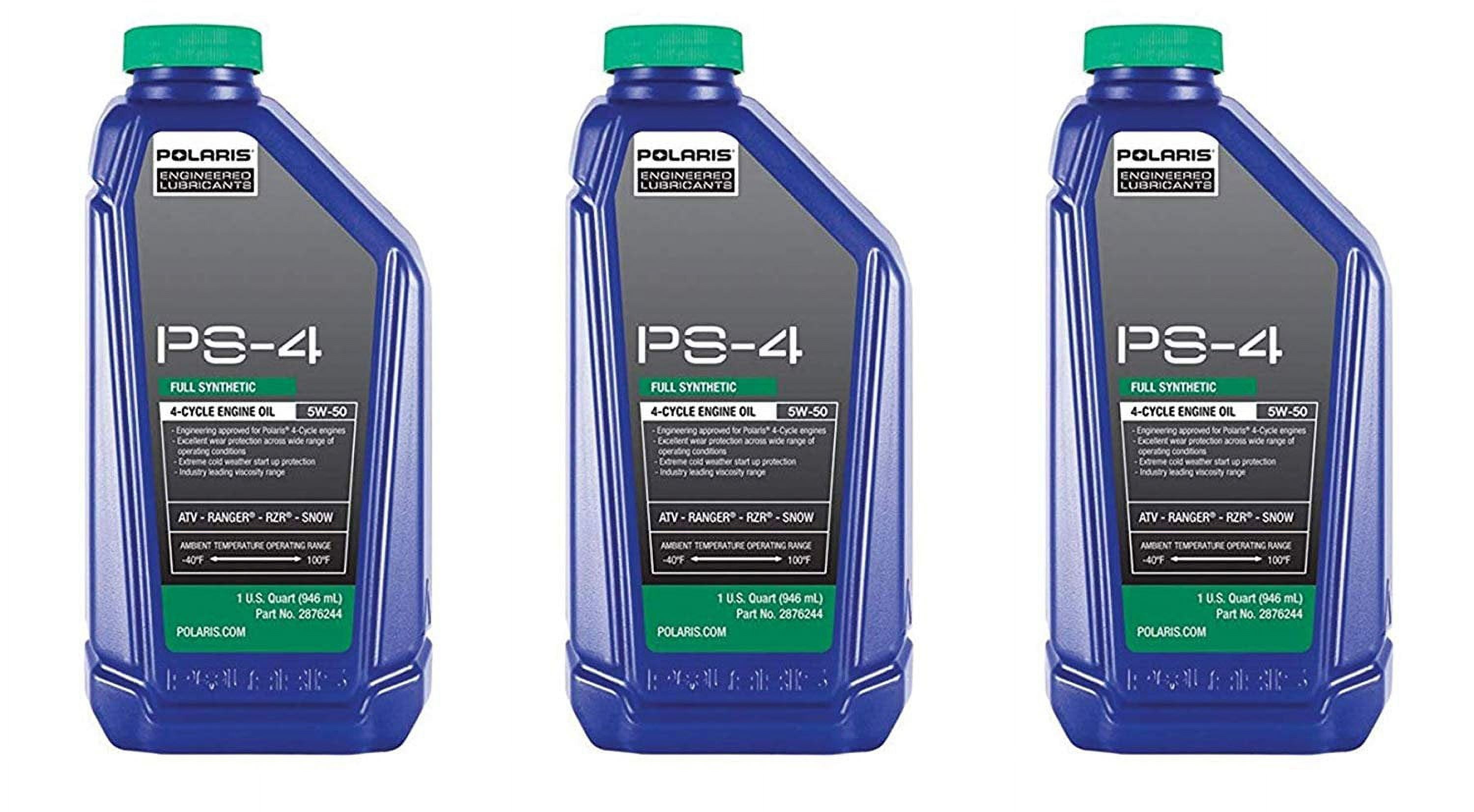 Polaris New OEM PS-4 Oil 32oz Quart, 2876244x3 - Walmart.com