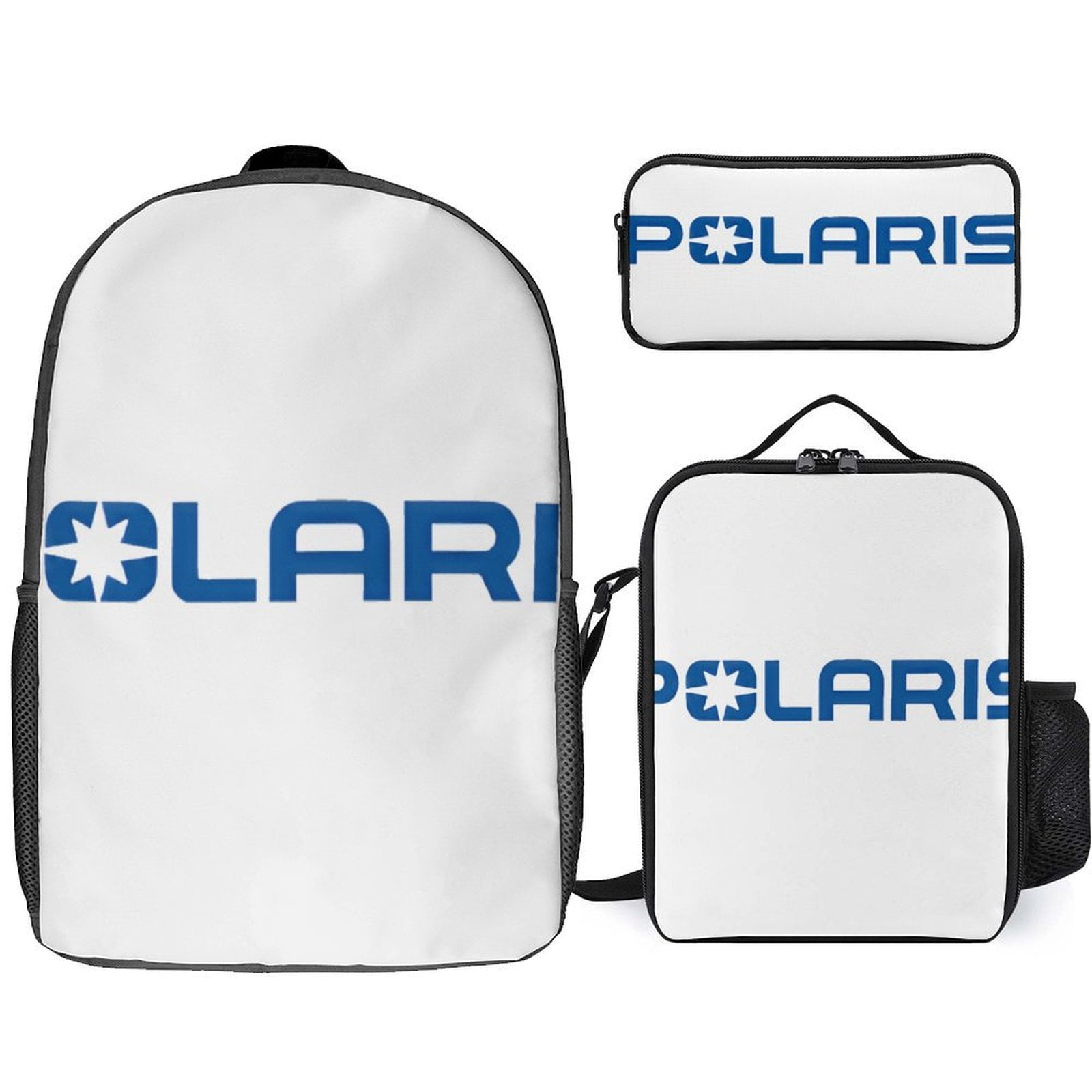 Polaris Logo Design 3D Printed 3pcs/Set Bags Laptop Daypack Backpack ...
