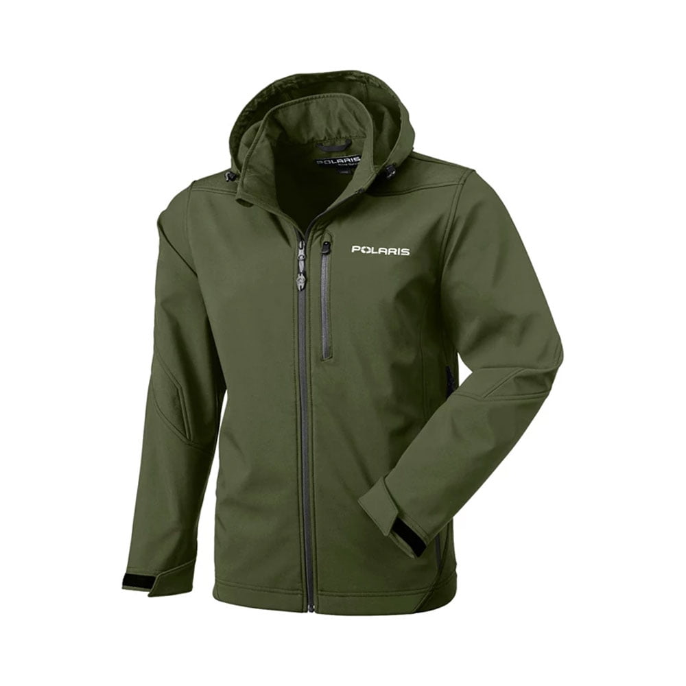 Polaris Men's Softshell Snowmobile Jacket Cypress Green 286451709 ...