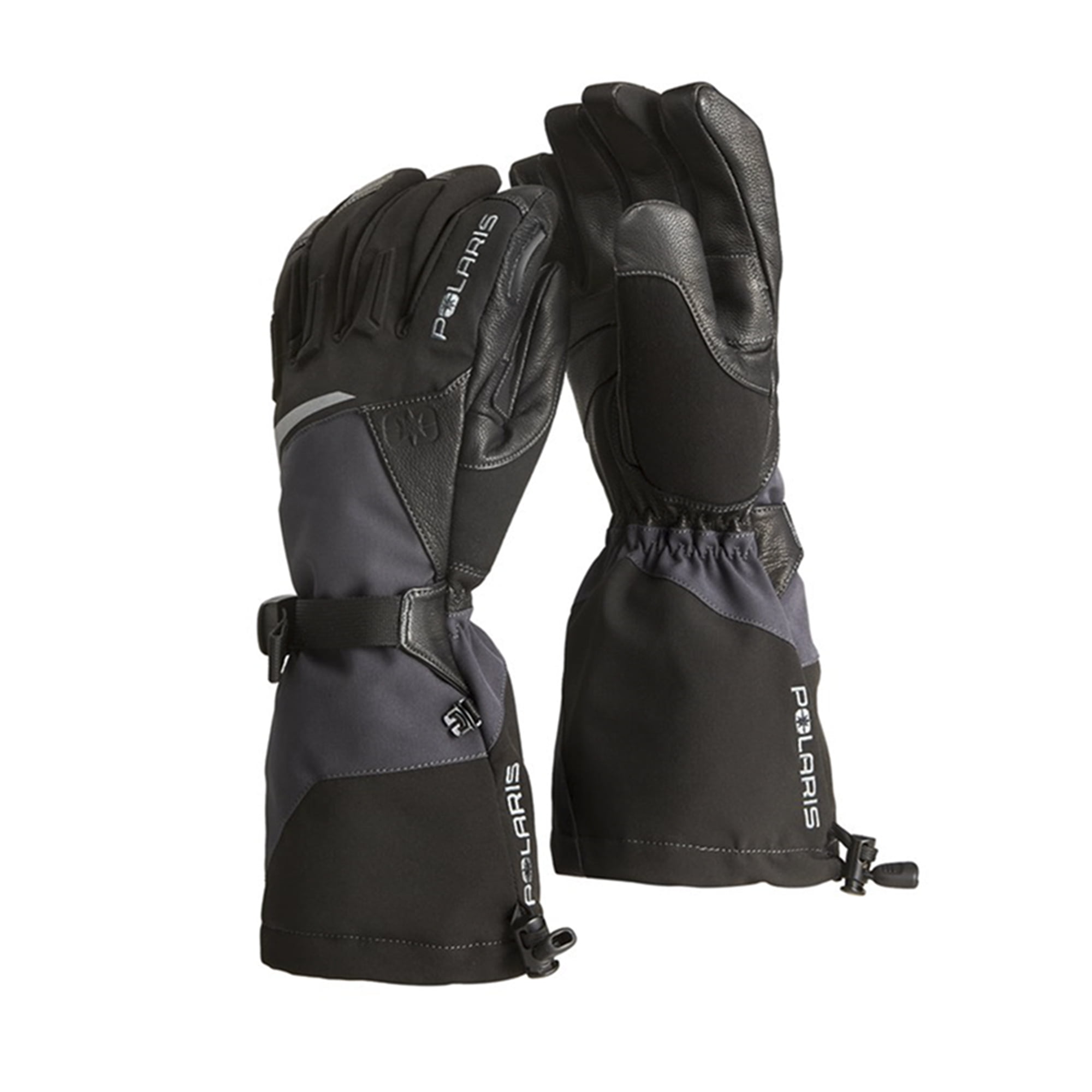 Polaris Switchback Snowmobile Gauntlet Gloves Black 286146006 - Walmart.com