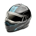 Polaris Modular 2.0 Snowmobile Modular Helmet Black/Teal 283314406 ...