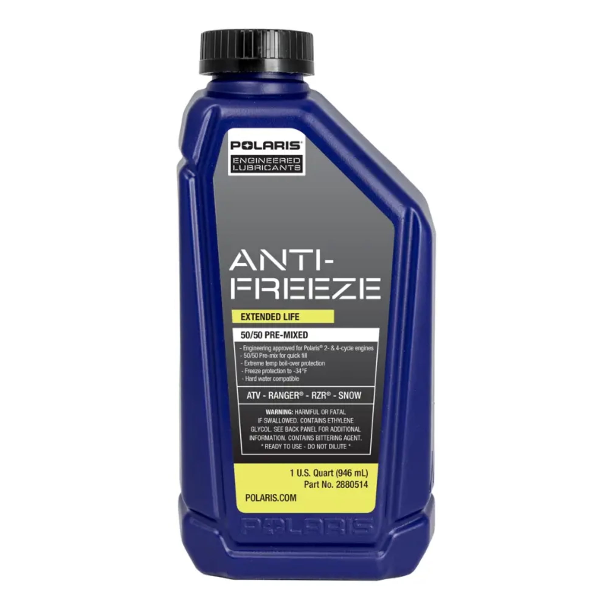 Polaris Long Life Premix Antifreeze Coolant, OEM, 32oz, 2880514 ...