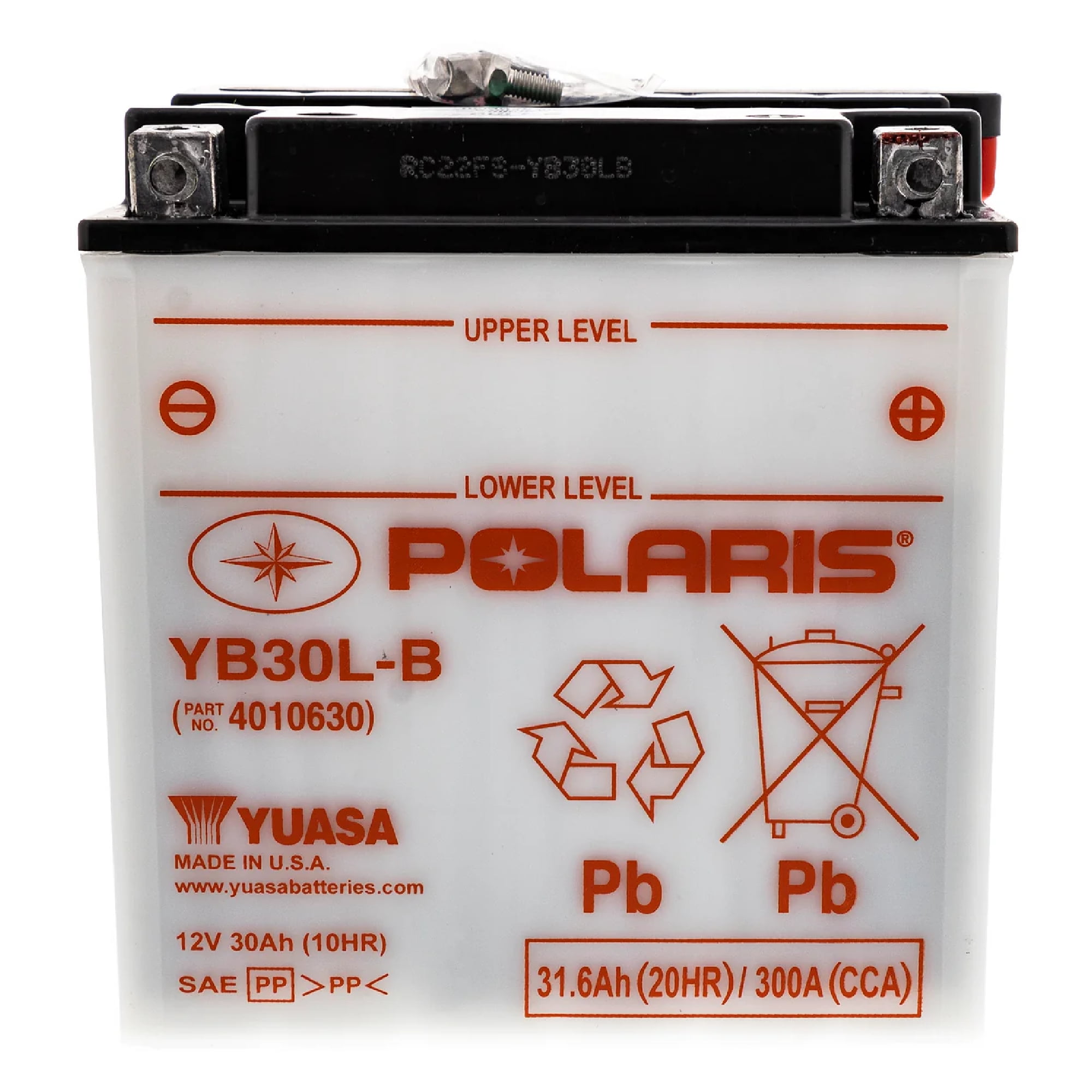 Polaris OEM 30 Amp Top Mount Battery, 4010630 - Walmart.com