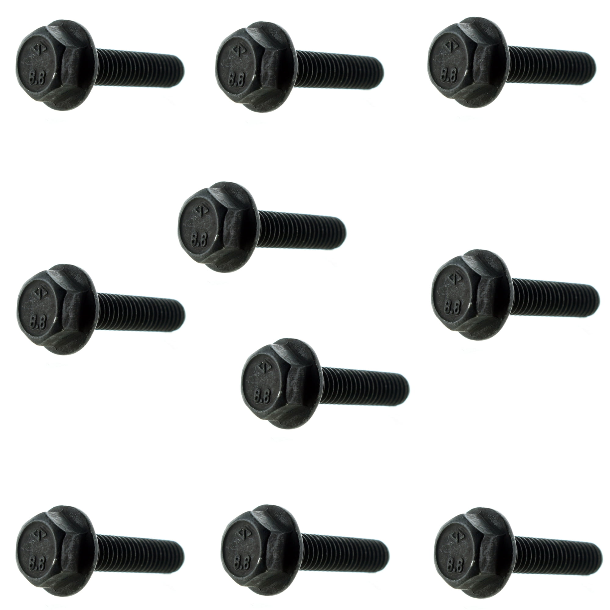 Polaris New OEM Hex Head Flange Bolt Set Of 10, 7518533 - Walmart.com