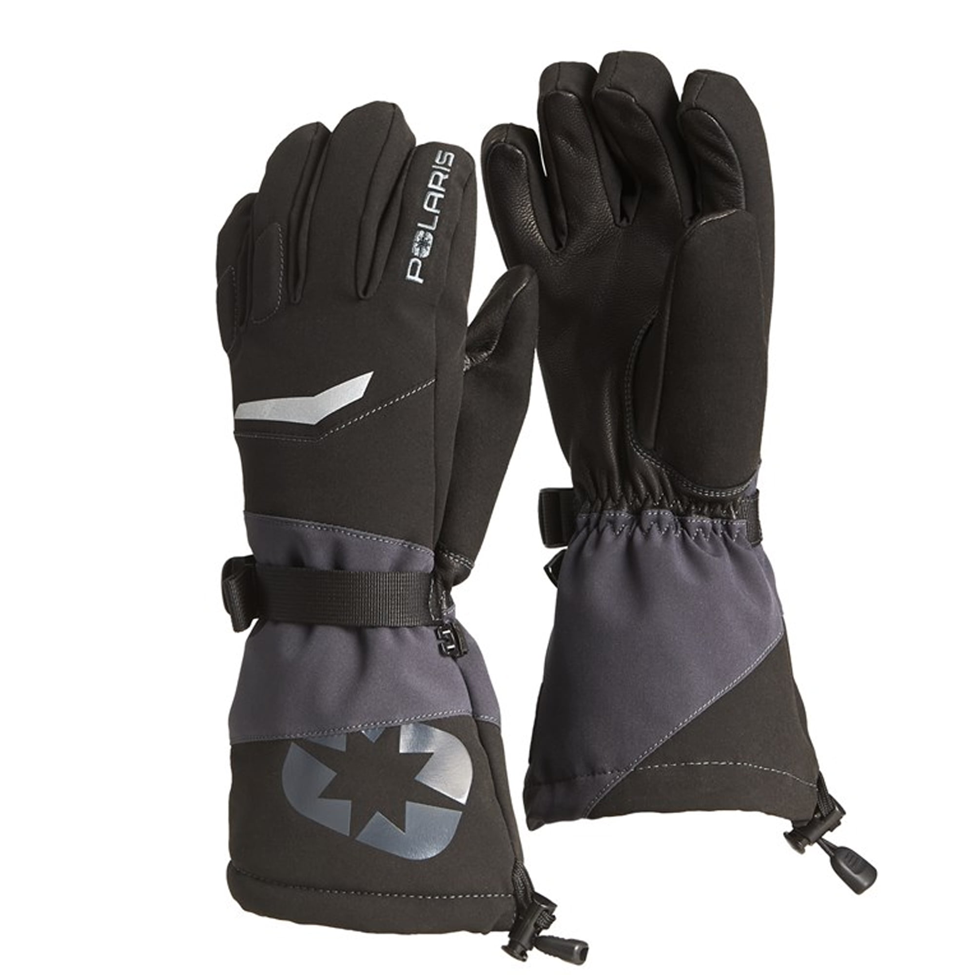 Polaris Northstar Snowmobile Gauntlet Gloves Black 286146306 - Walmart.com