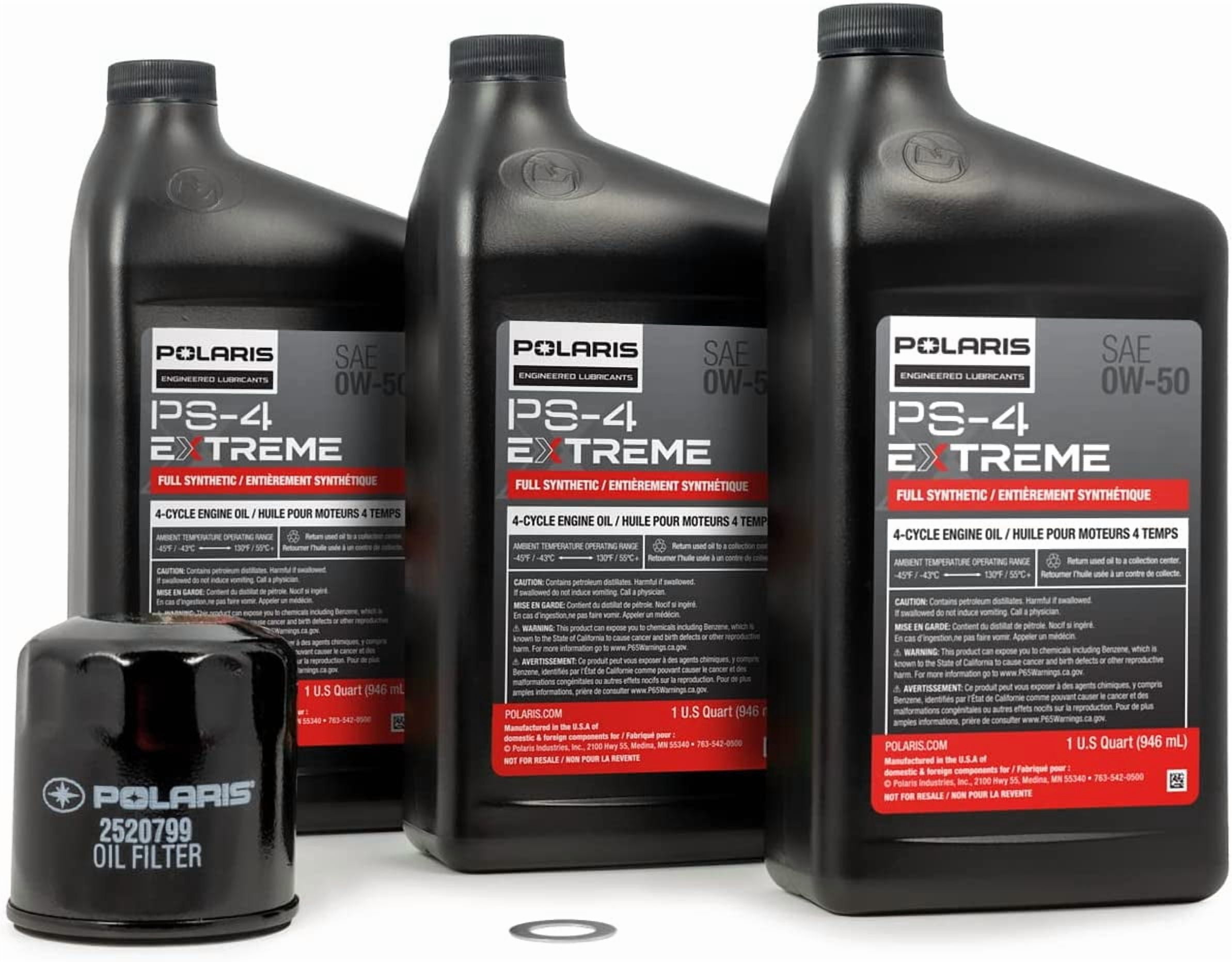 Polaris Oil Change Kit for Specific RZR Turbo and Pro XP & XP 4 Models ...