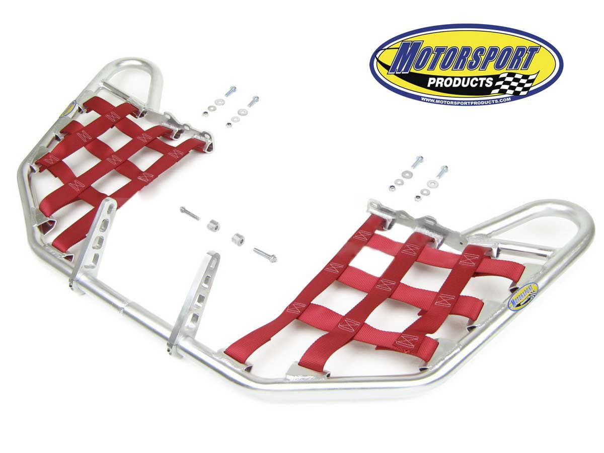 Polaris Predator 500 Nerfbars Atv Nerf Bars Silver Bars/Red Nets ...