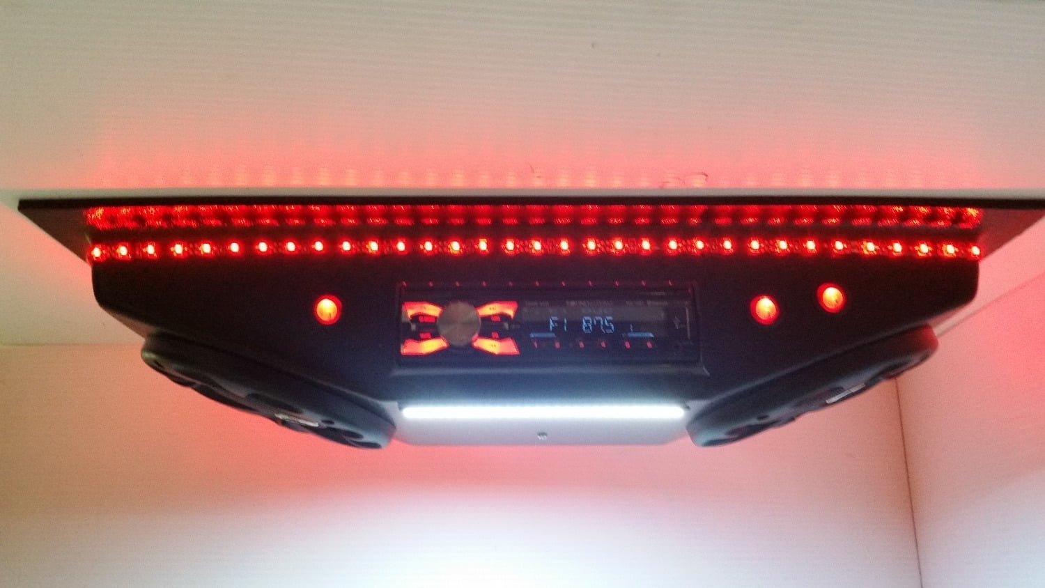 Polaris RZR 1000 Overhead Console Stereo Radio 6.5" Speakers UTV Ranger ...