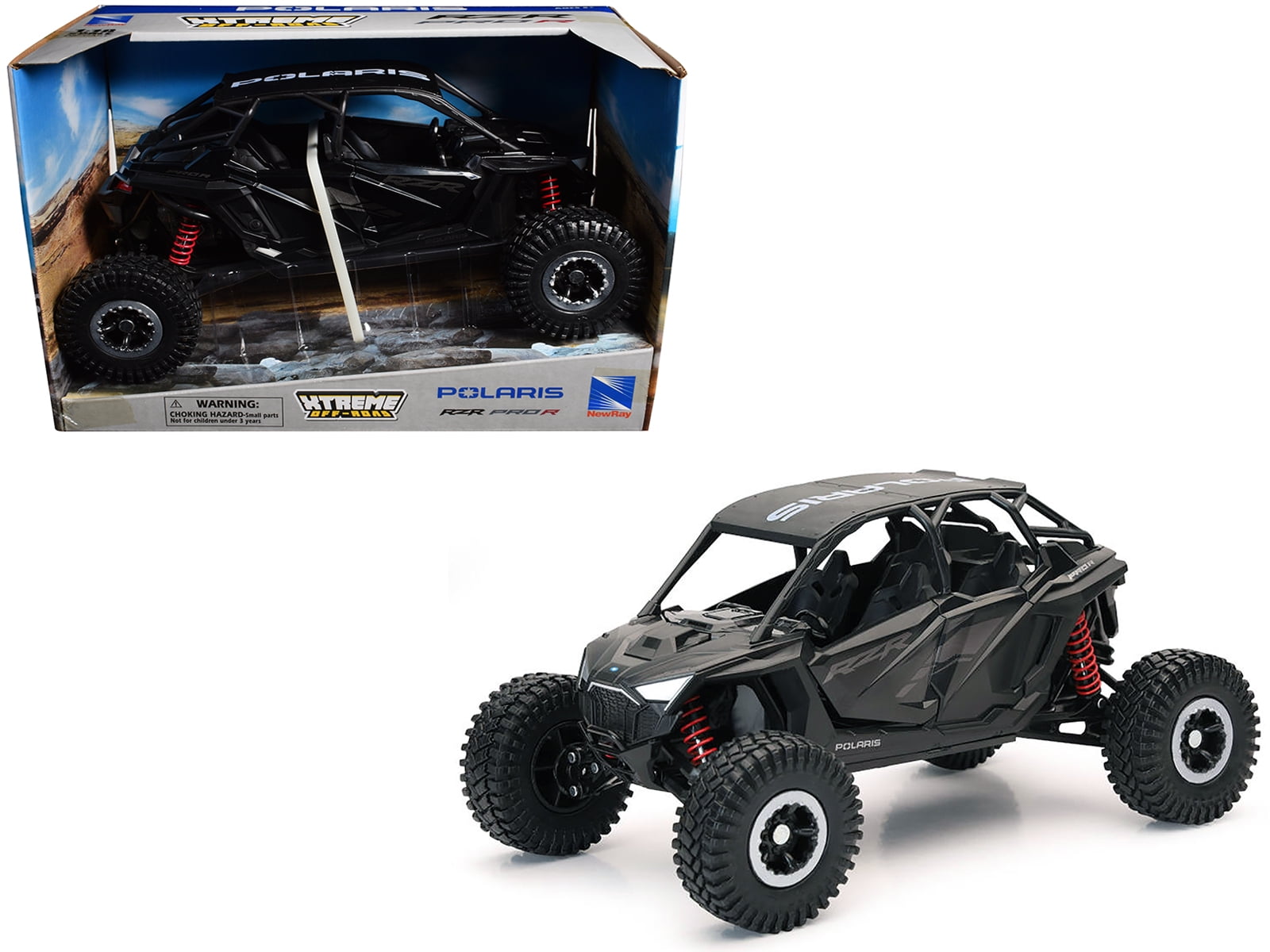 Polaris RZR Pro R UTV Stealth Black "Xtreme Off-Road" Series 1/18 ...