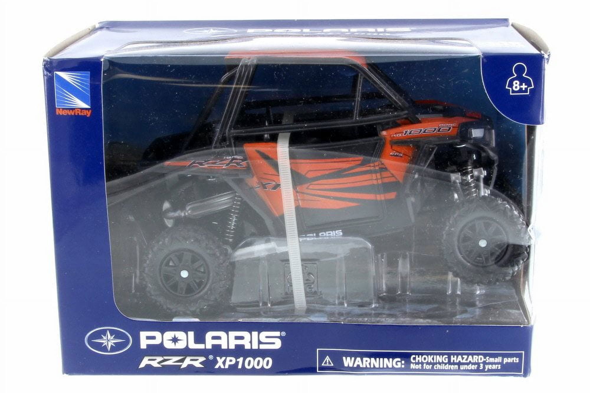 Polaris RZR XP1000 ATV, Black w/ Orange - New Ray 57823S - 1/18 Scale Vehicle Replica - Walmart.com