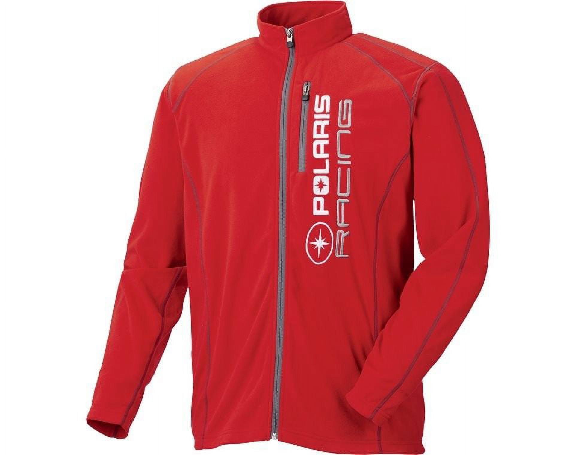 Polaris Racing, Mens Full Zip Fleece Jacket - Red 2866016 - Walmart.com