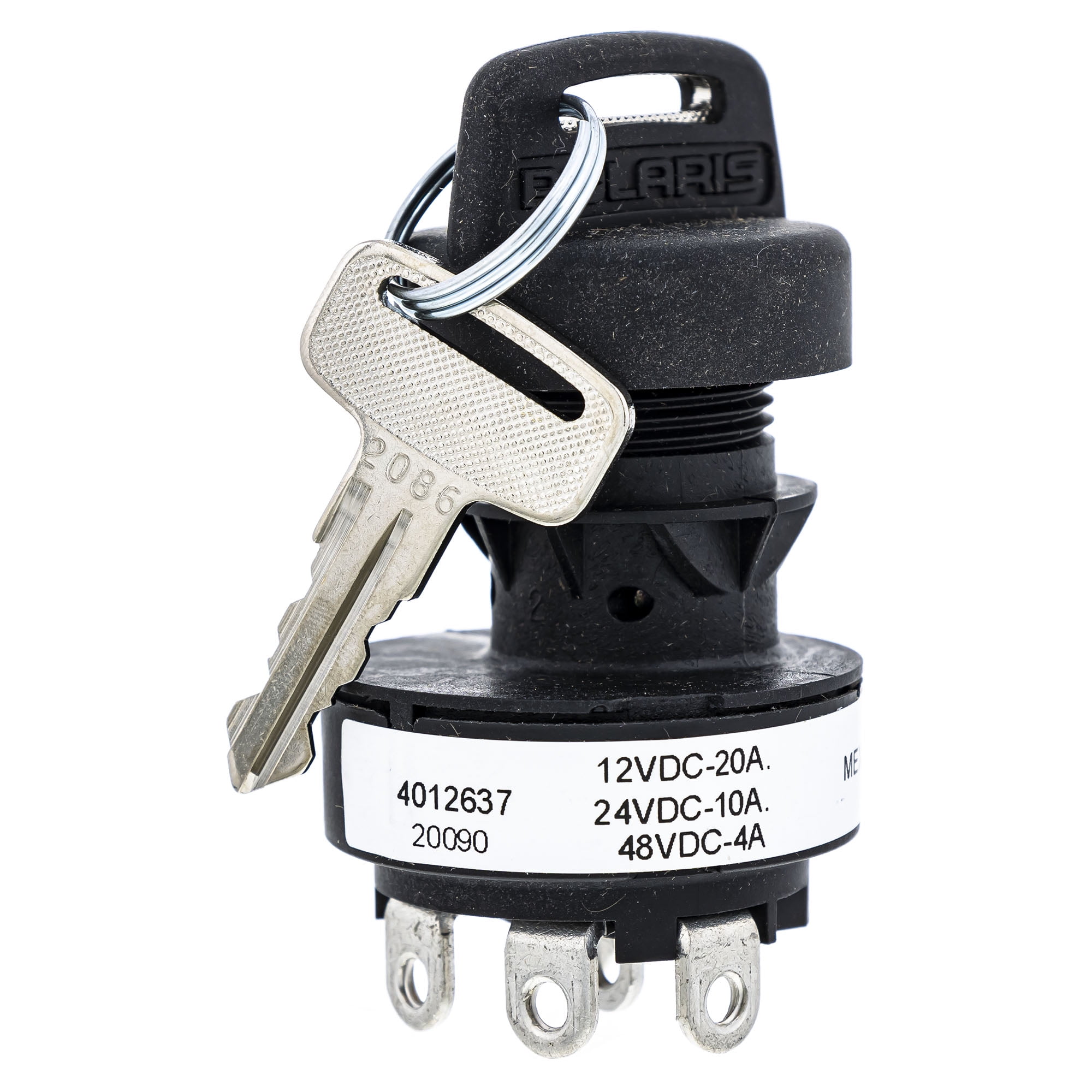 Polaris Ranger Key Switch, 48V, Genuine OEM Part 4012637, Qty 1 ...