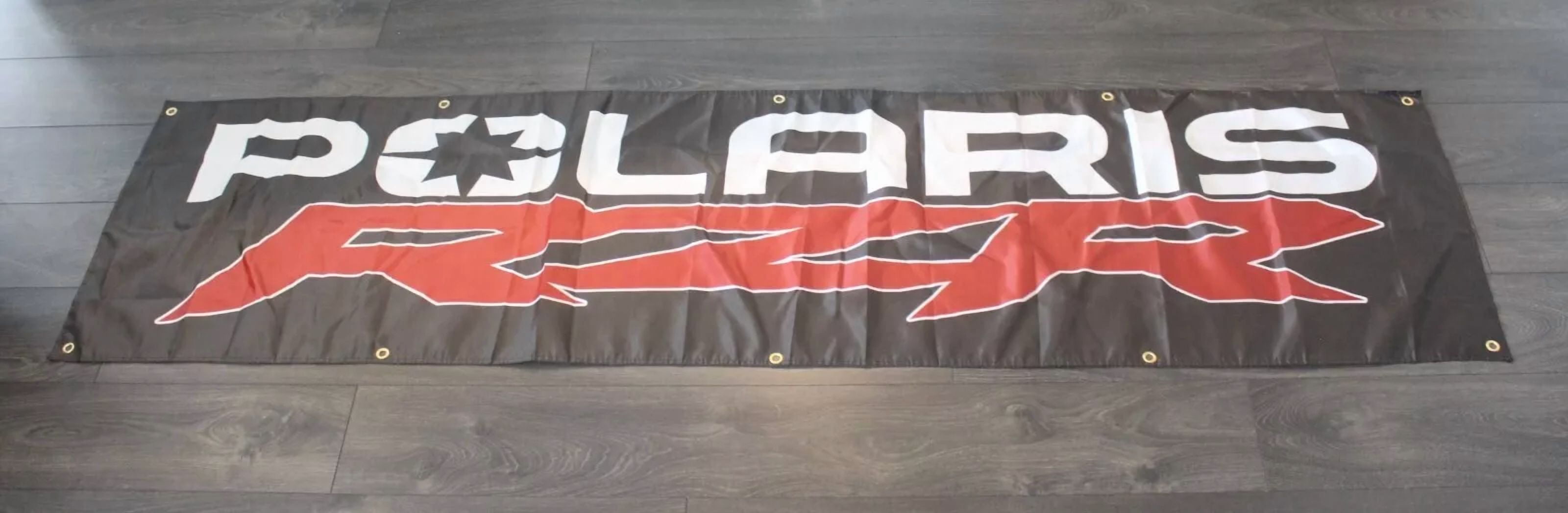 Polaris Rzr Banner Flag Big 2X8 Ft Atv Off Road Motorsports Garage Man ...
