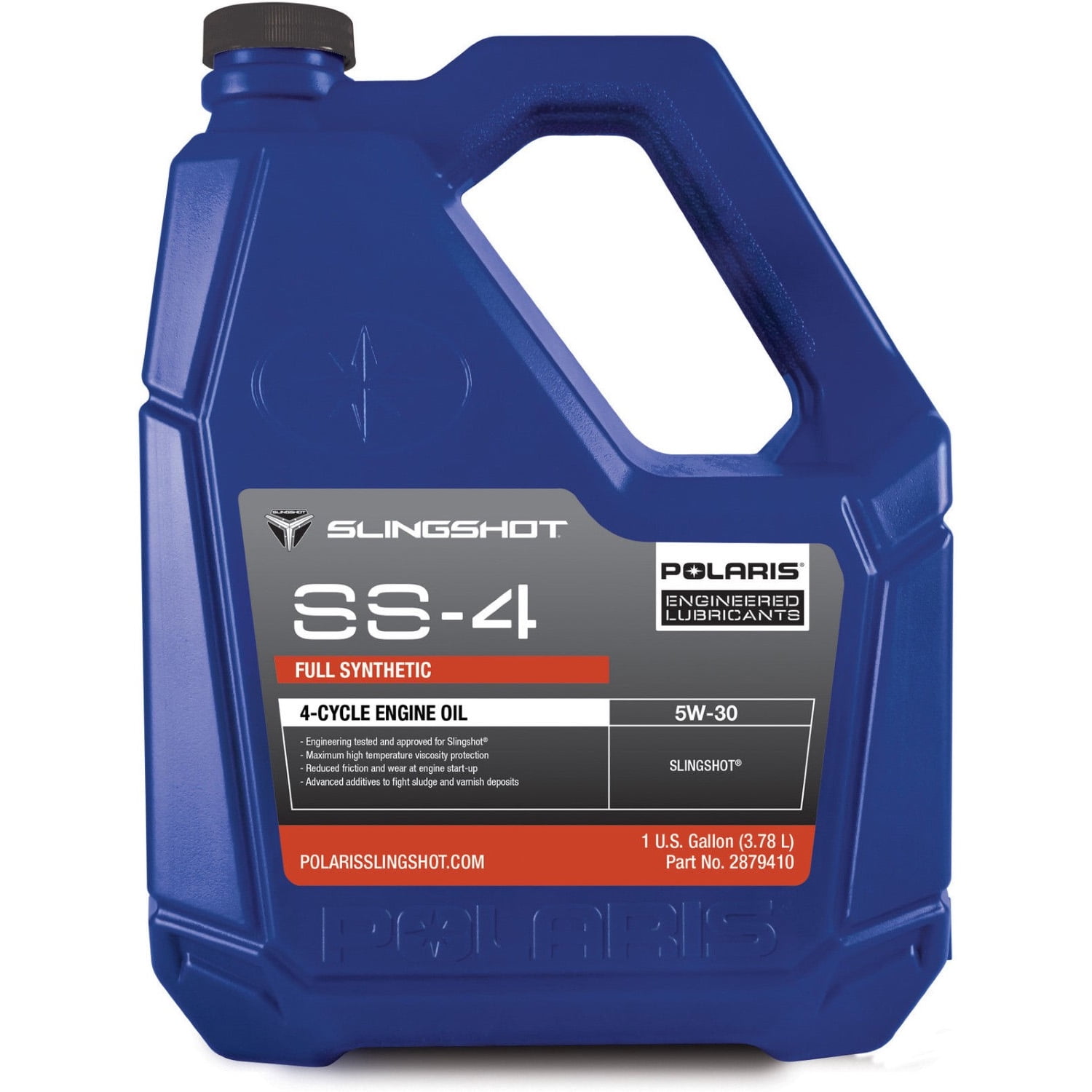 Polaris Slingshot OEM SS-4 Full Synthetic 5W-30 Engine Oil Gallon ...