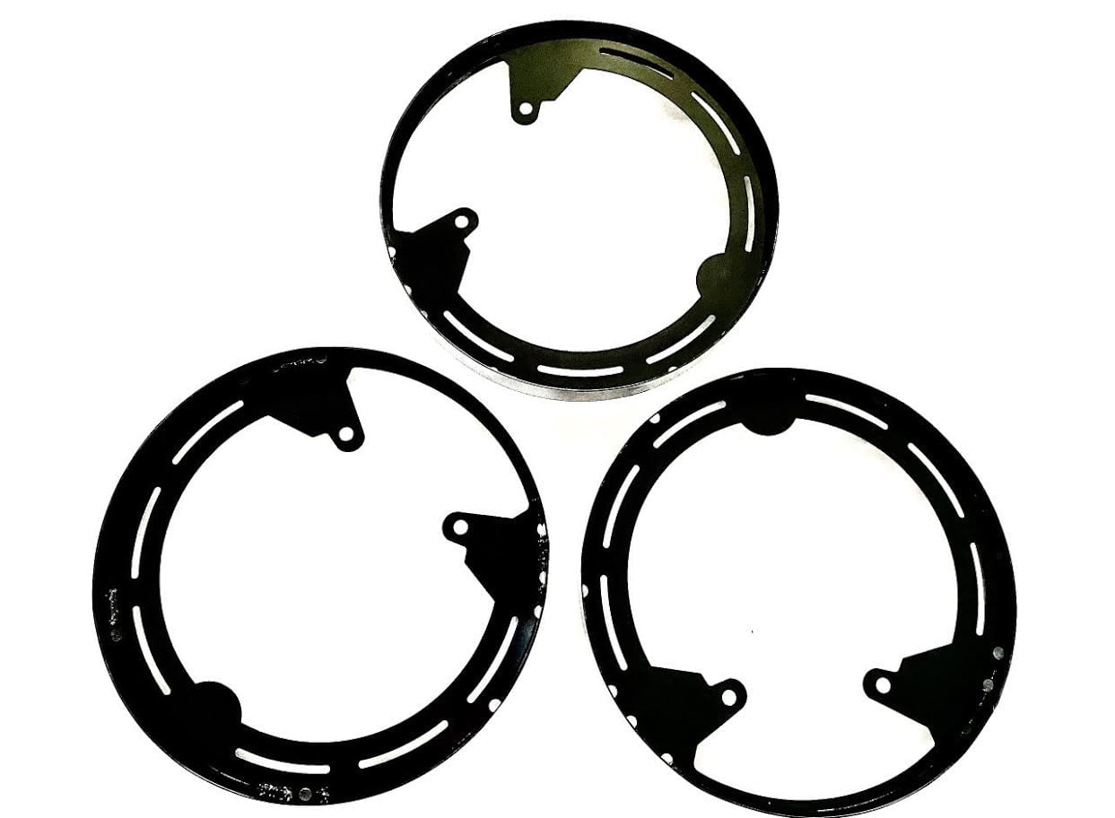 Polaris Slingshot Wheel Ring DIY Kit for LEDs – Black Powder-Coated ...