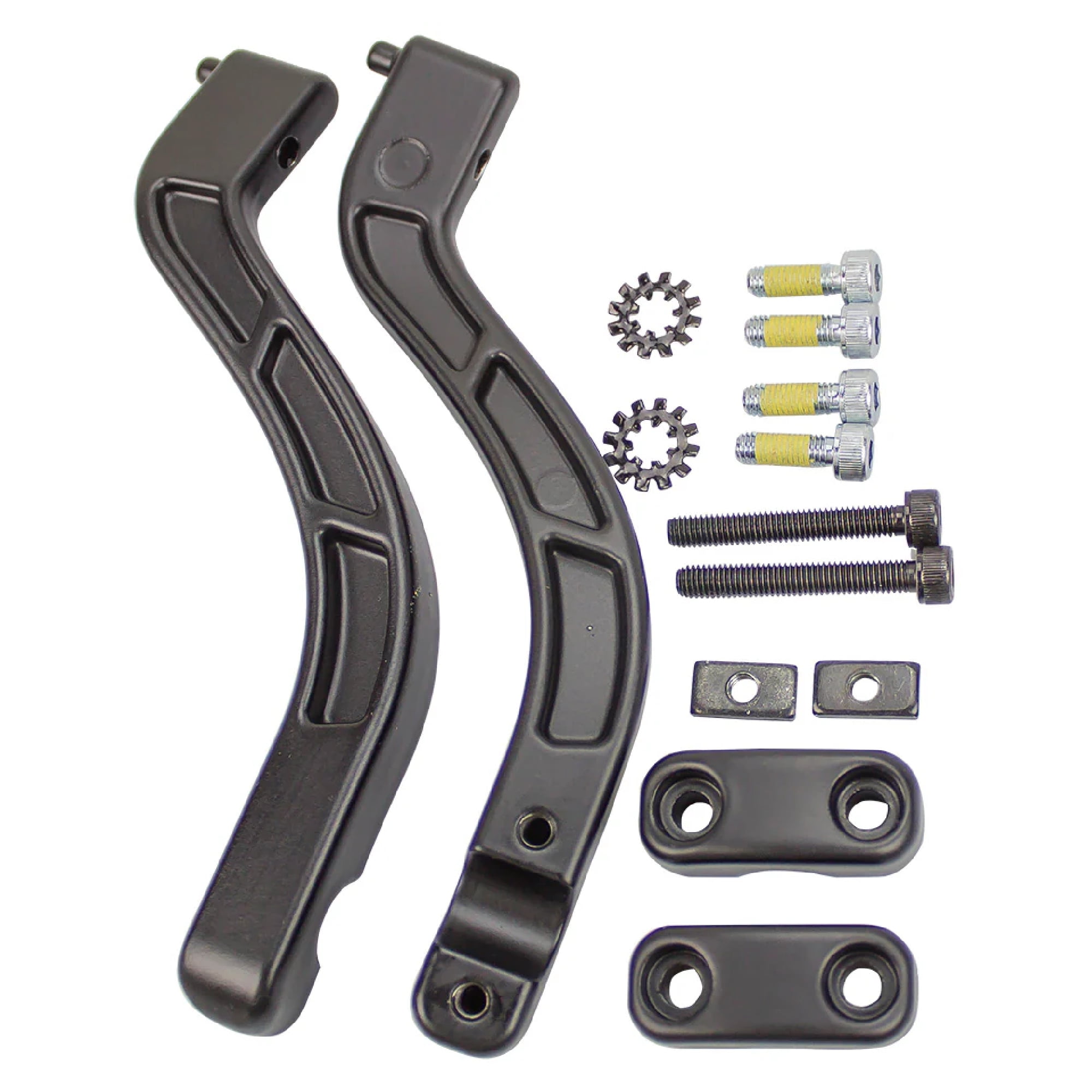 Polaris Snowmobile OEM Matte Black Hand Guard Mount Kit, 2881241-458 ...