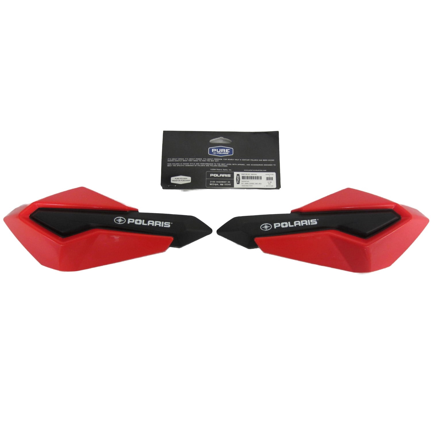 Polaris Snowmobile New OEM Hand Guards, Red, 2879193 - Walmart.com